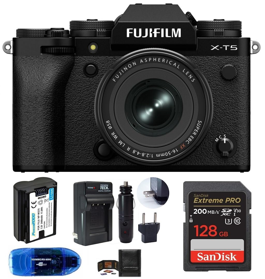 Amazon.com : Fujifilm X-T5 Mirrorless Digital Camera with XF 16-50mm f ...