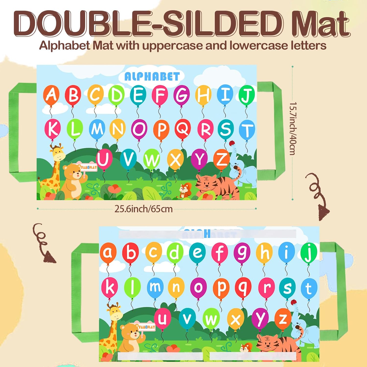 FAMOPLAY Juguetes de aprendizaje del alfabeto, caja misteriosa del ...