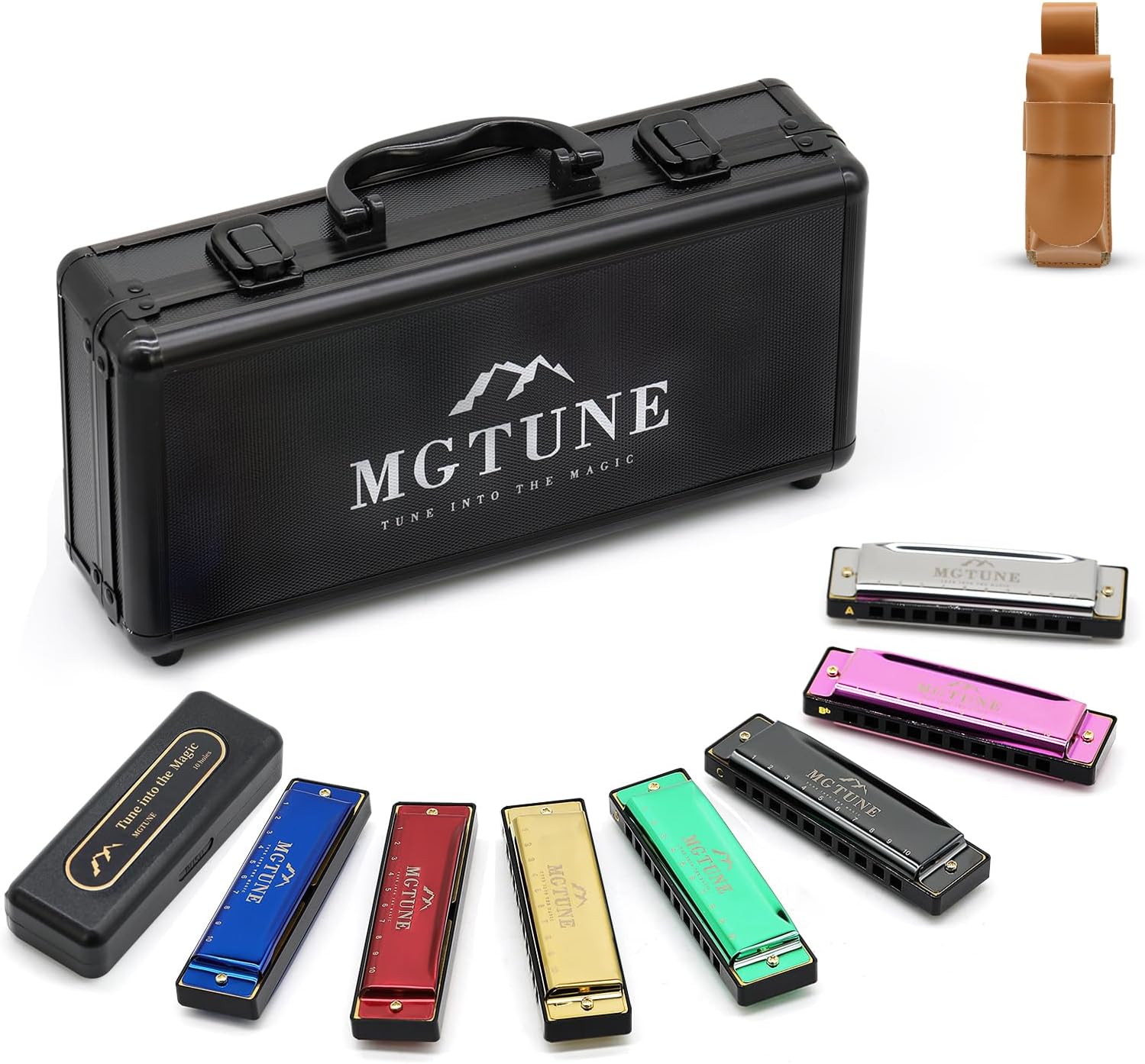 Amazon.com: Blues Harmonicas Set for Adults, Blues Harp Set C D E F G A ...