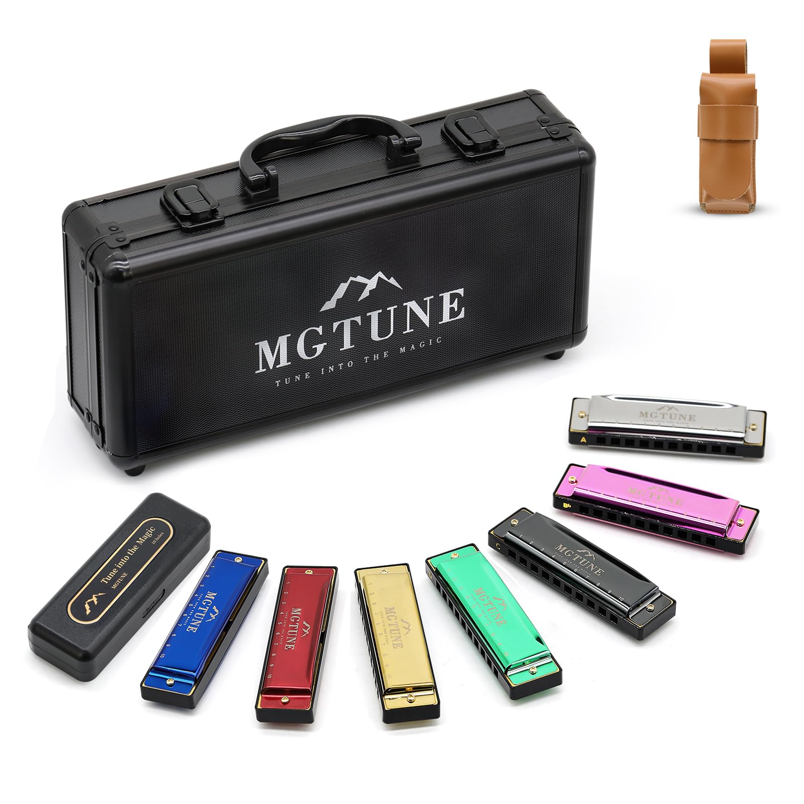 Amazon.com: Blues Harmonicas Set for Adults, Blues Harp Set C D E F G A ...