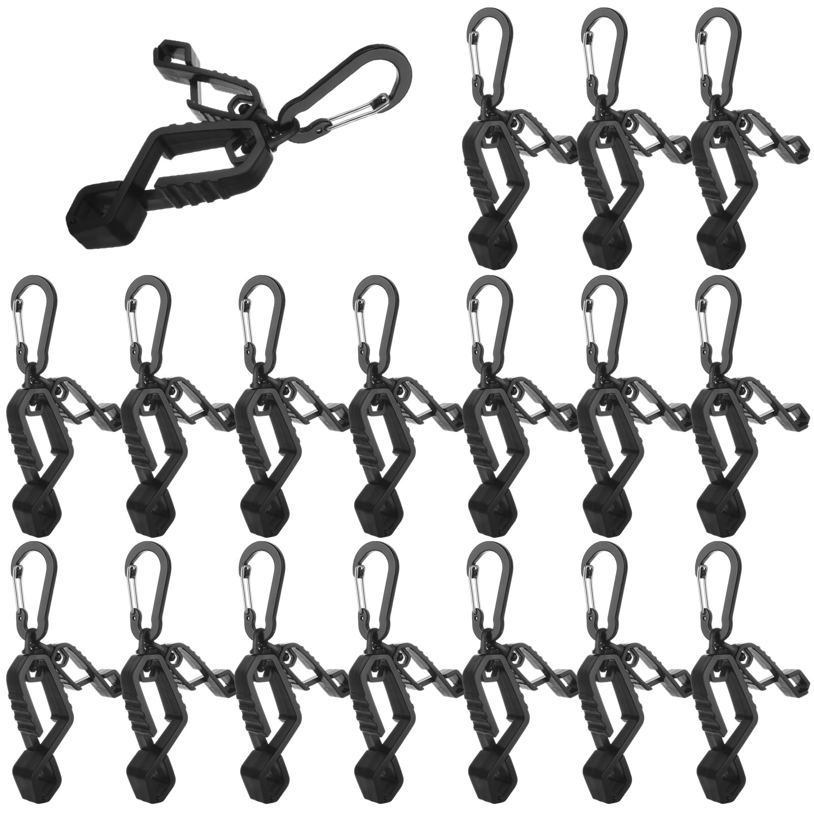 WOPPLXY 18 PCS Glove Clips for Work, Glove Holder Clip, Glove Belt ...