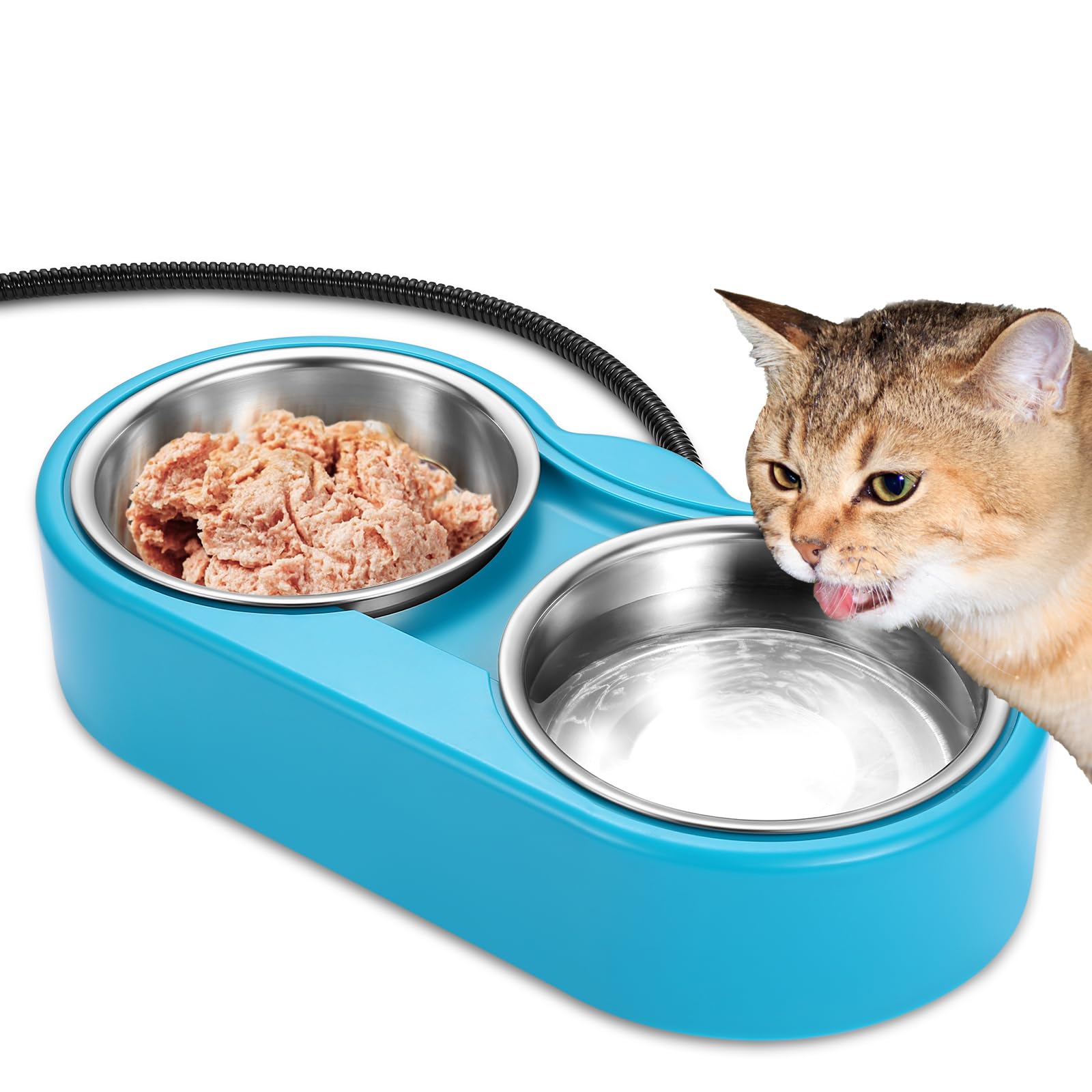 Amazon.com : Heated Water Bowl - KOKOPRO 46OZ for Outdoor Heated Pet ...