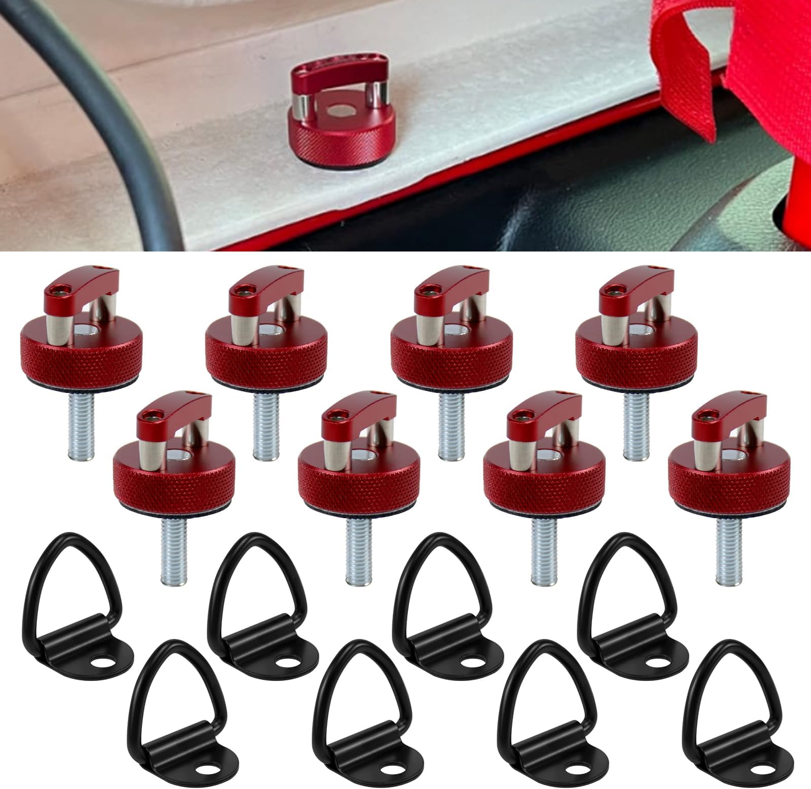 Amazon.com: RYANSTAR RACING Hard Top Quick Removal Fastener Thumb Screw ...