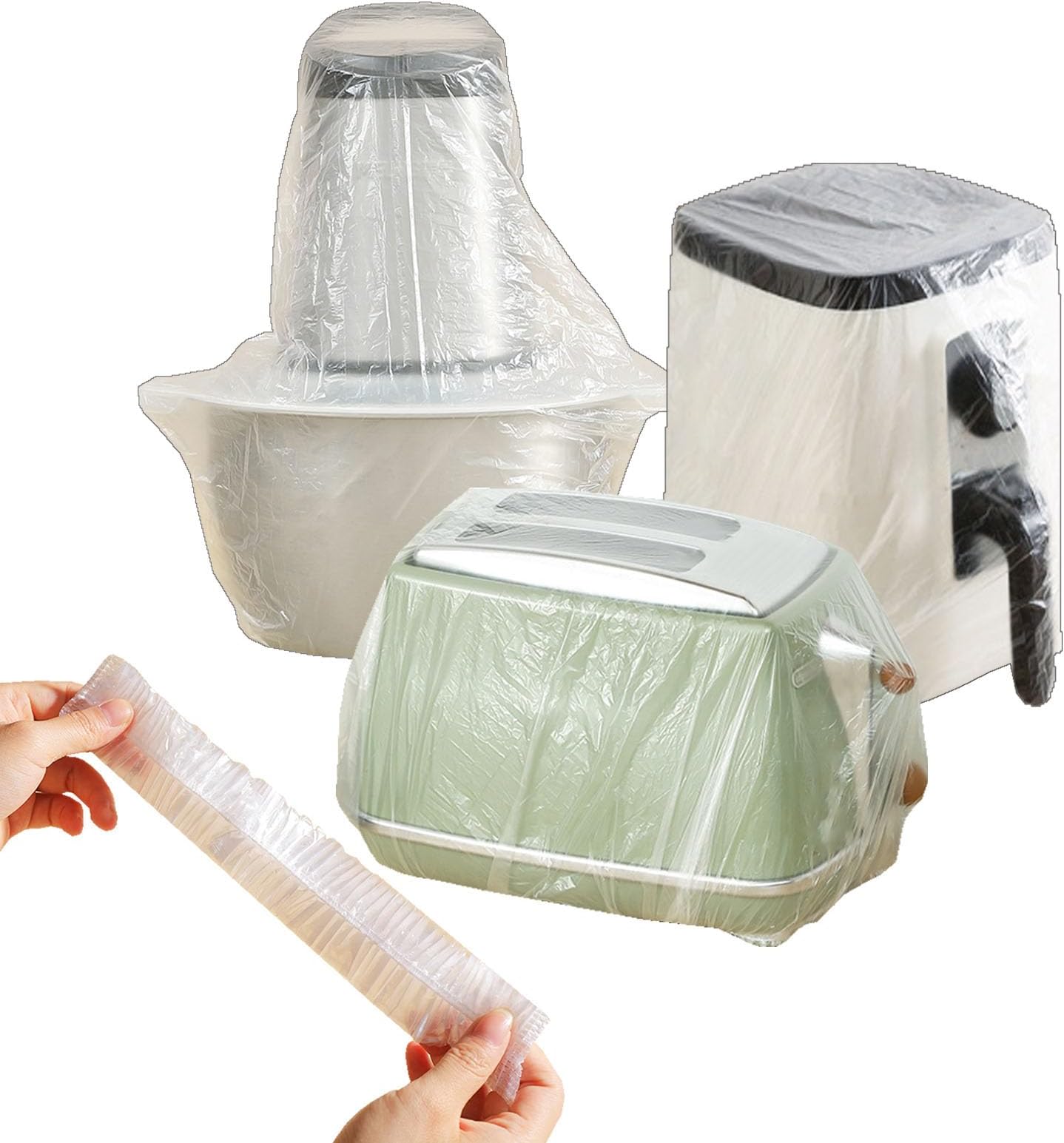 Amazon.com: 10Pcs Thickened Disposable Dust Cover,Clear Kitchen ...