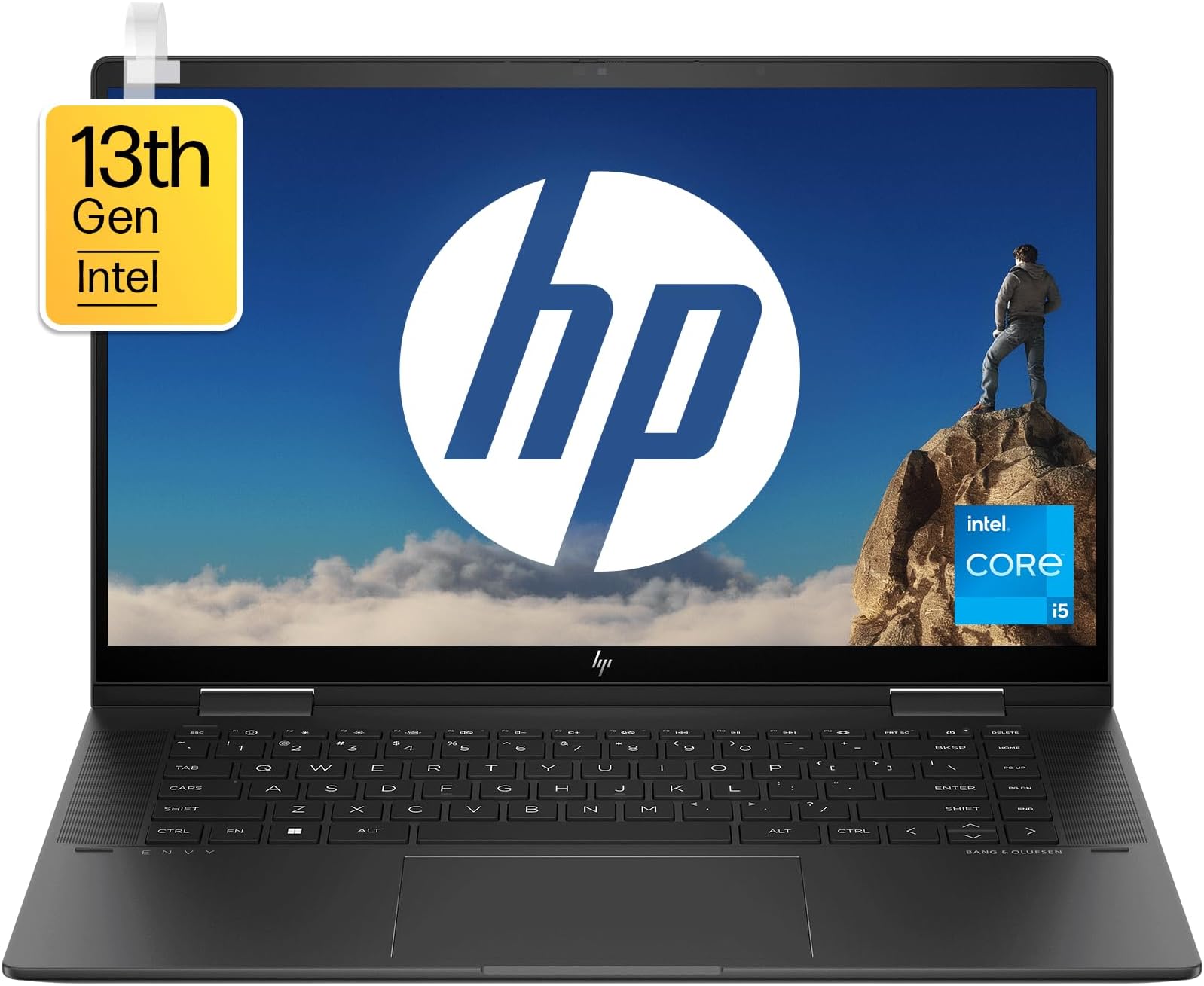 HP Envy x360, 13th Gen Intel Core i5-1335U, 15.6-inch (39.6 cm) FHD,Creator Laptop,16GB LPDDR5 ...