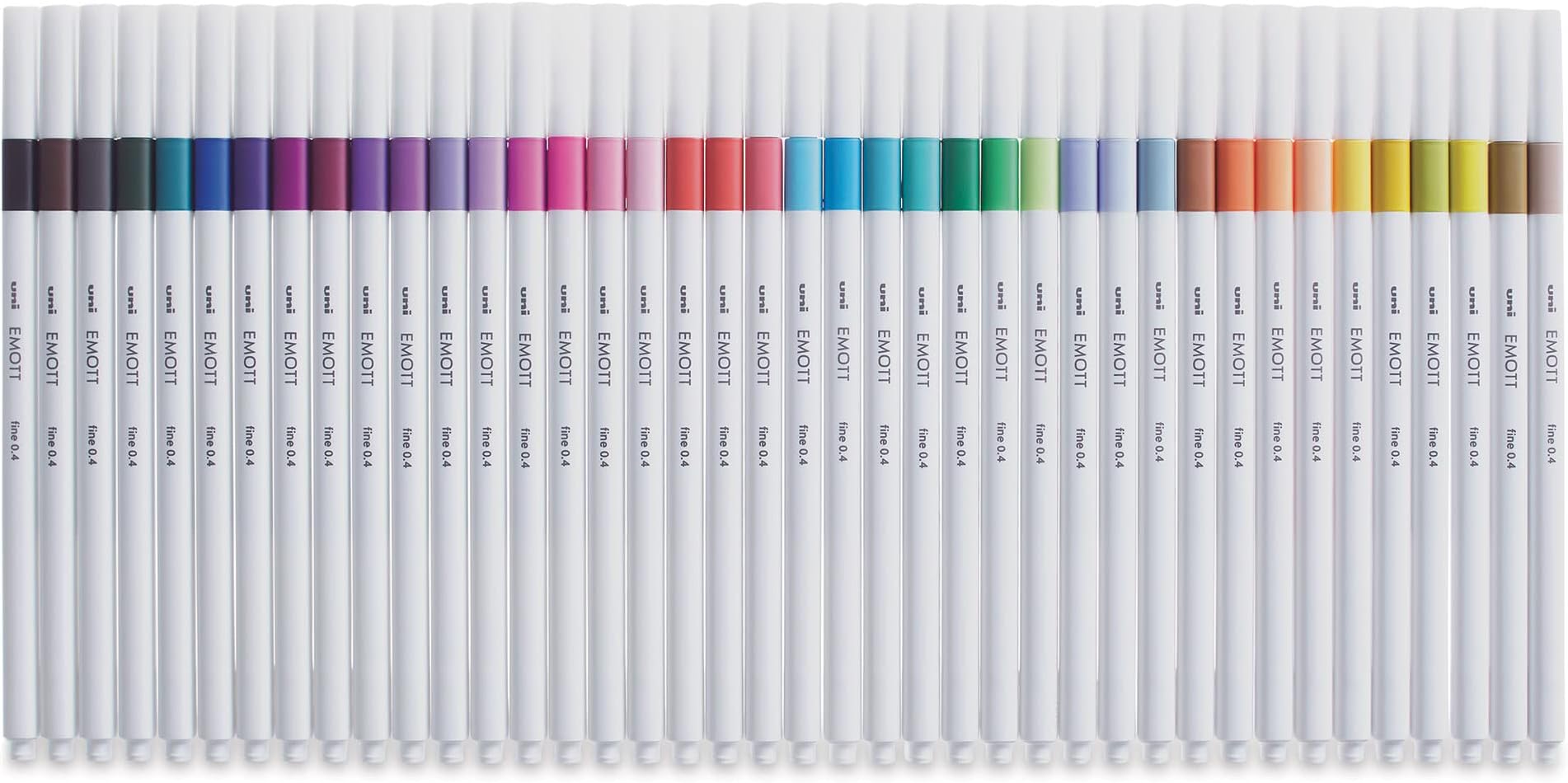 Amazon.com: Emott Fineliner Pen Set #1, 40-Colors, Assorted : Office ...