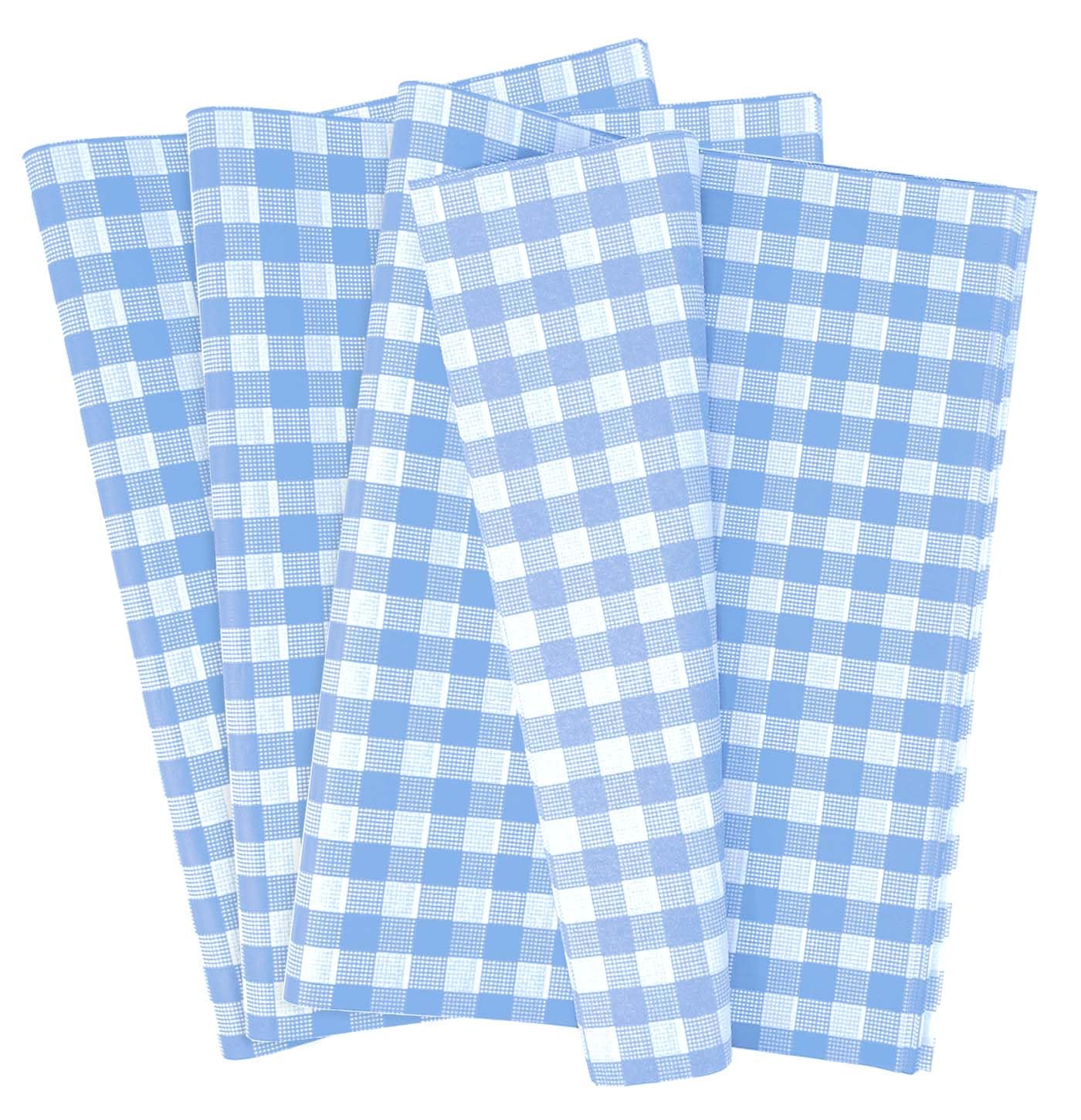 Amazon.com: MUNILAIL 100 Sheets Gingham Tissue Paper 14 x 20 Inches ...
