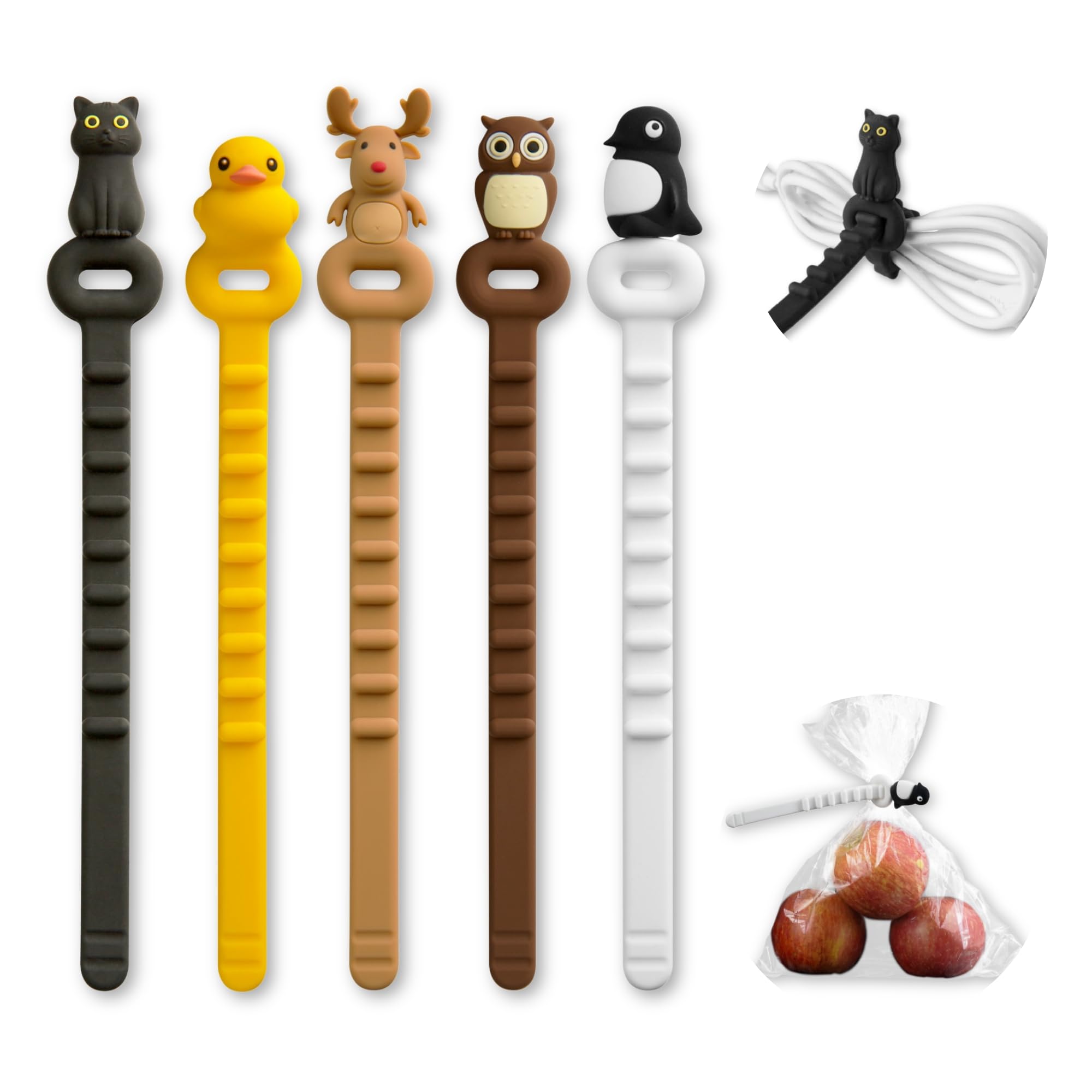 Amazon.com: BONE Character Sealed Tie (5 Packs), Bag Sealing Cord for ...