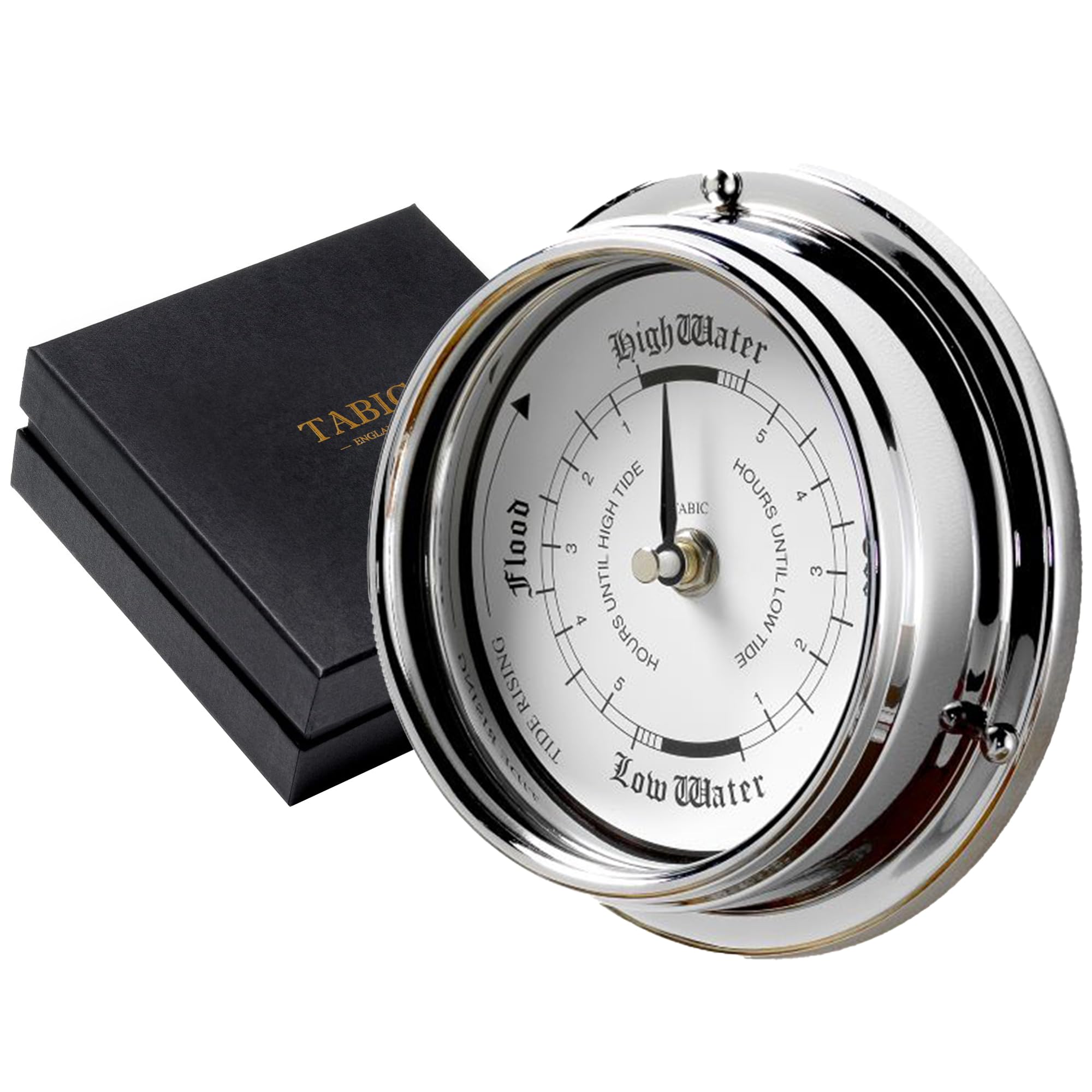 Amazon.com: Tabic Classic Tide Clock: Heavy Brass Chrome Plated case ...