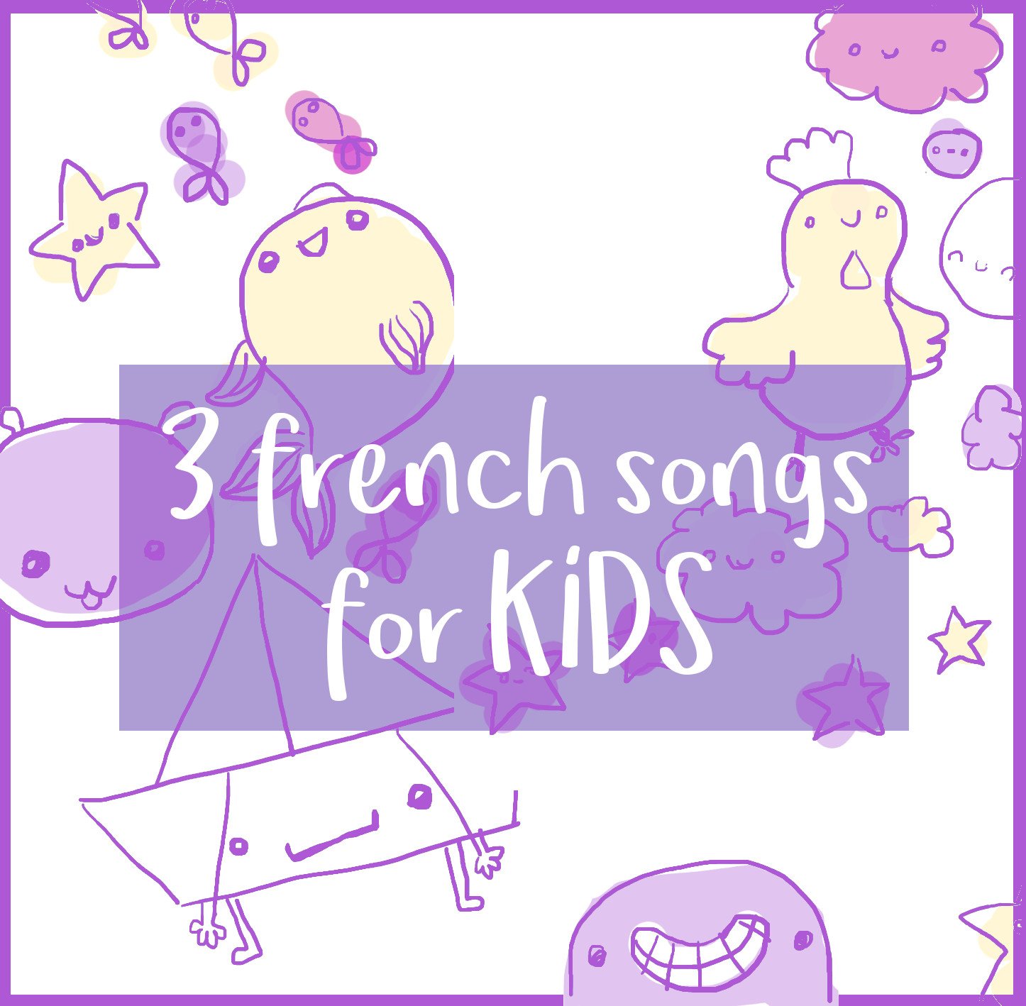 Amazon.com: 3 French songs for KIDS (learn french for kids): Three ...