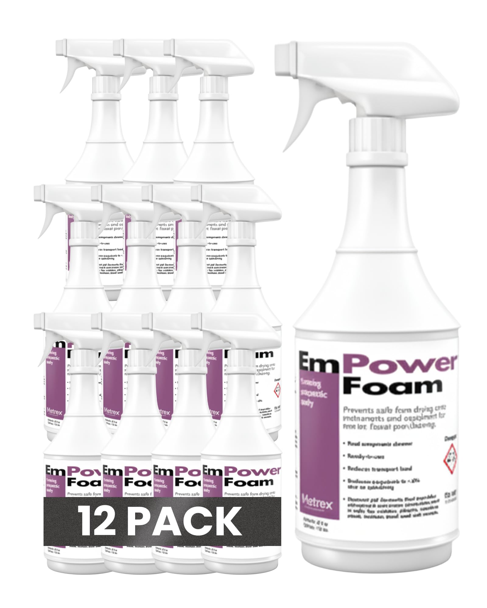 Snapklik.com : Metrex Empower Foam Foaming Dual-Enzymatic Pre-Cleaning ...