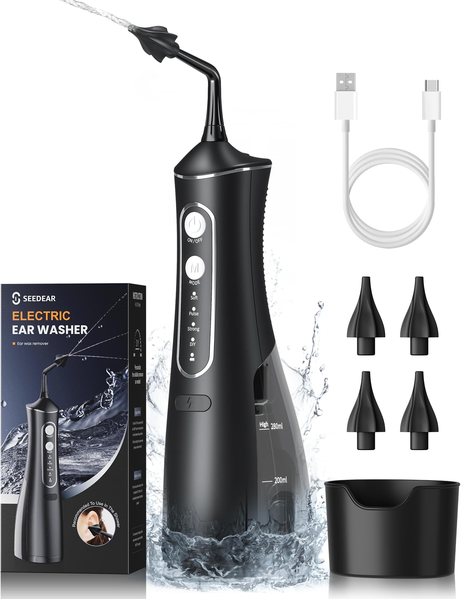 Amazon.com: Ear Wax Removal - Electric Ear Cleaner - Ear Irrigation Kit ...