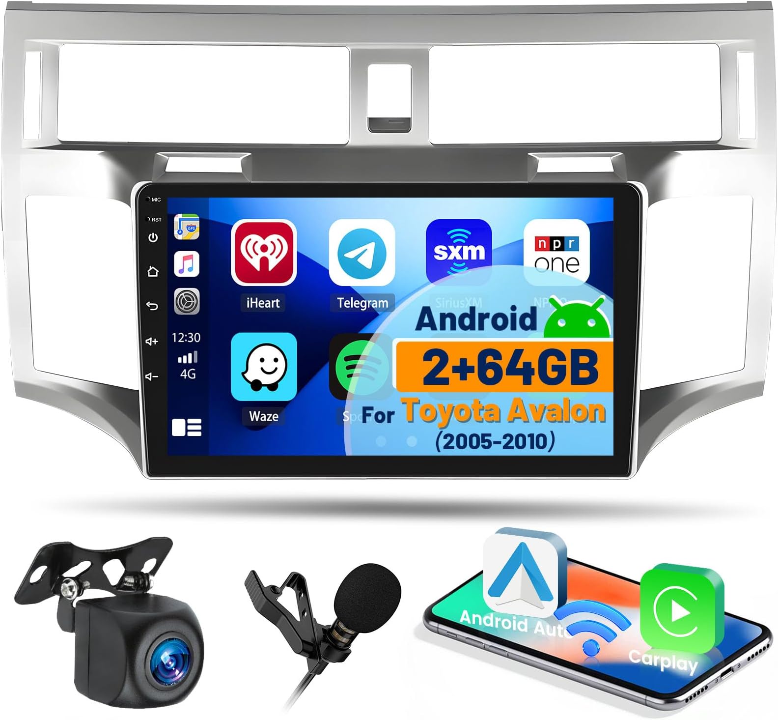 Amazon.com: [2G+64G] Car Radio for Toyota Avalon 2006 2007 2008 2009 ...