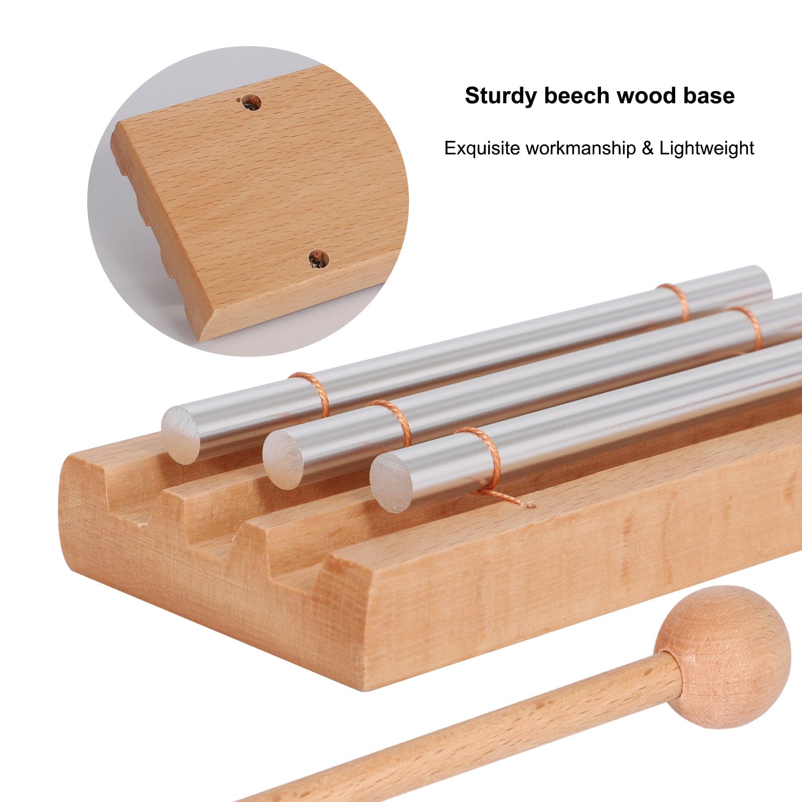 Snapklik.com : 3 Tone Hand Chime Bell Instrument Trio Classroom Chime ...