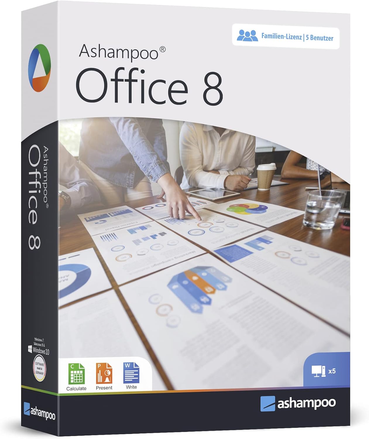 Office 8 - Home Student Professional - lebenslange Laufzeit für 5 PCs ...