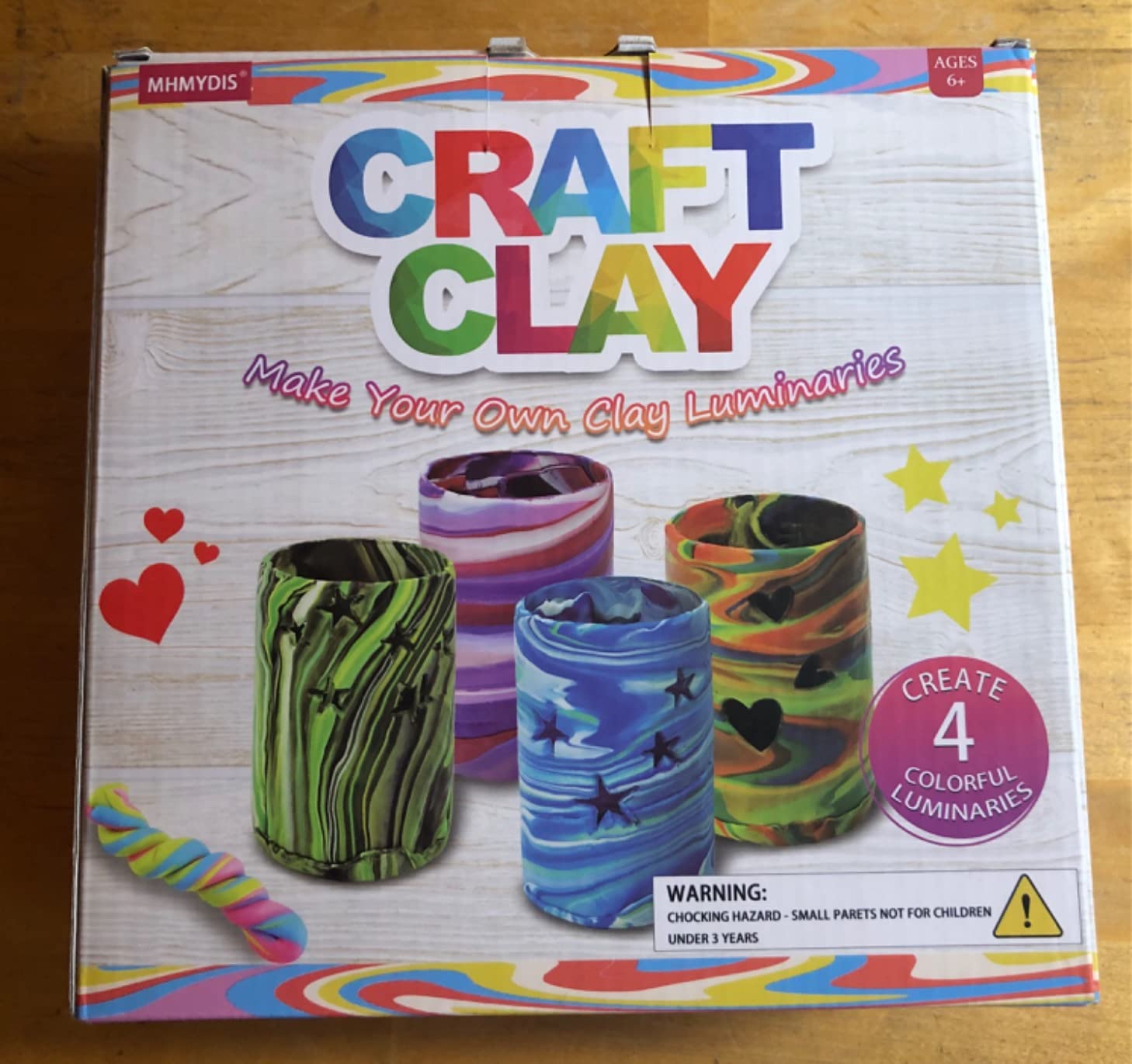 $6/mo - Finance MHMYDIS Make Your Own Clay Luminaries - Arts and Crafts ...