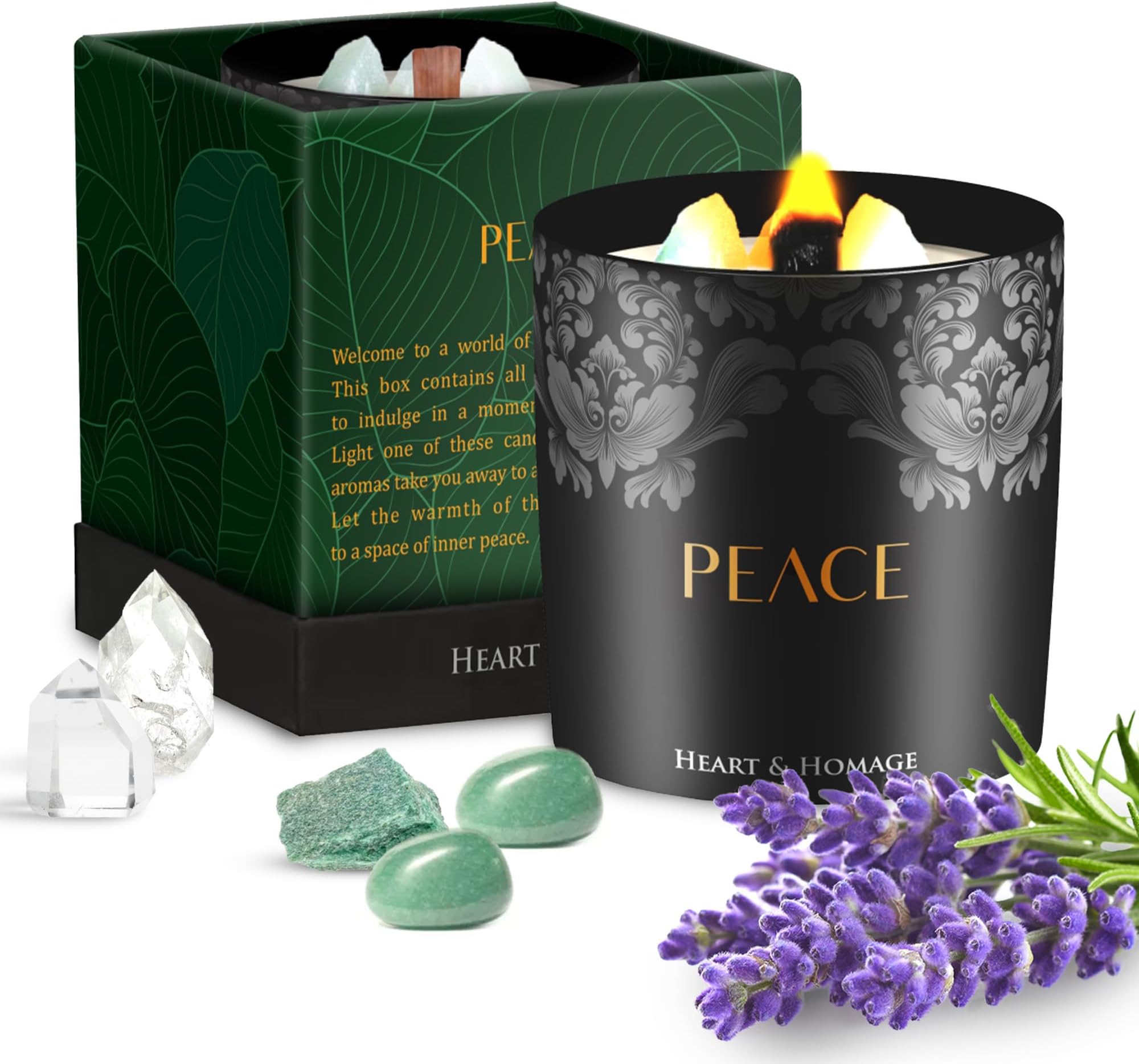 Amazon.com: CLCo by Candle-lite Wood Wick Scented Candles, Tobac ...