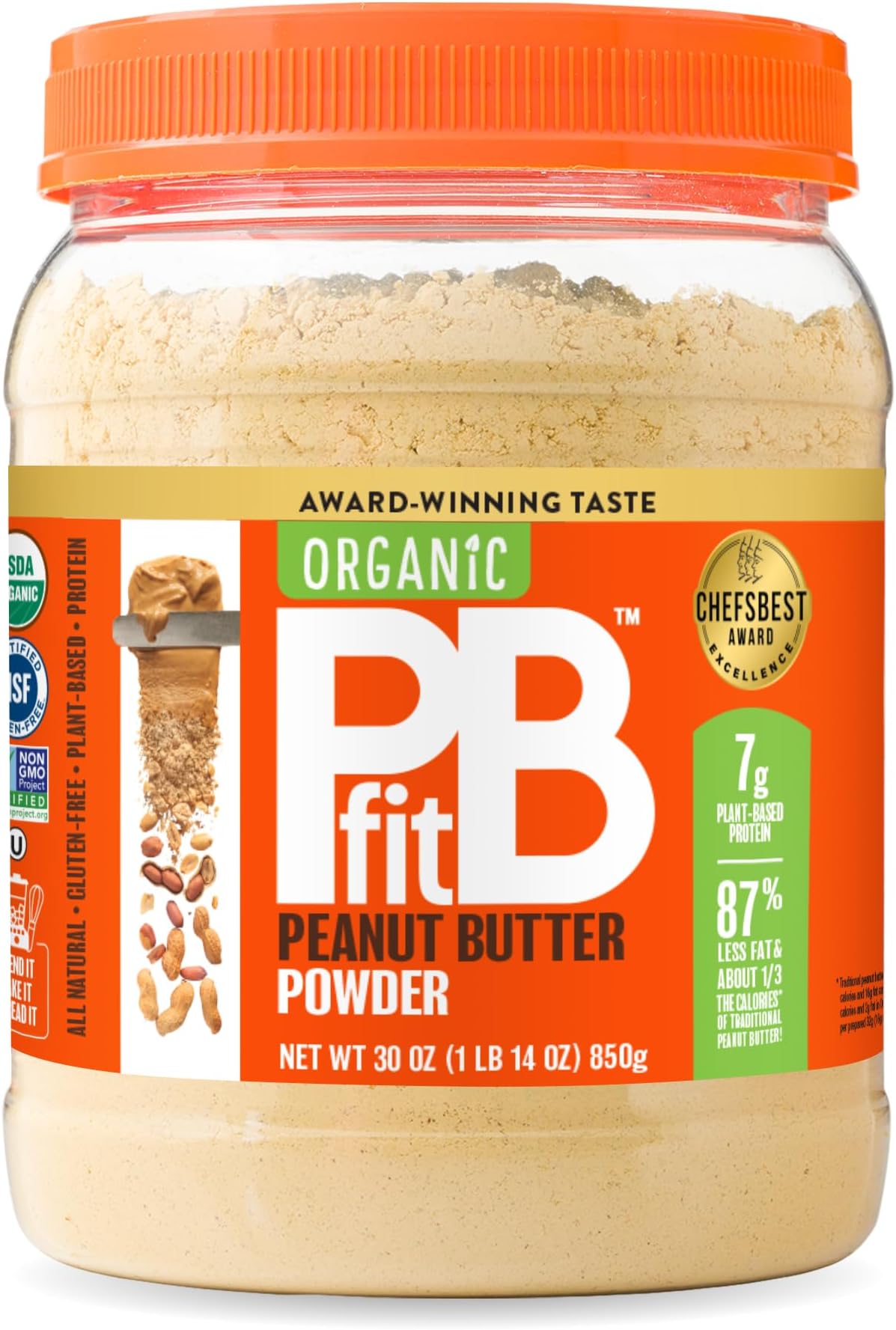 Amazon.com : PBfit All-Natural Organic Peanut Butter Powder, Powdered ...