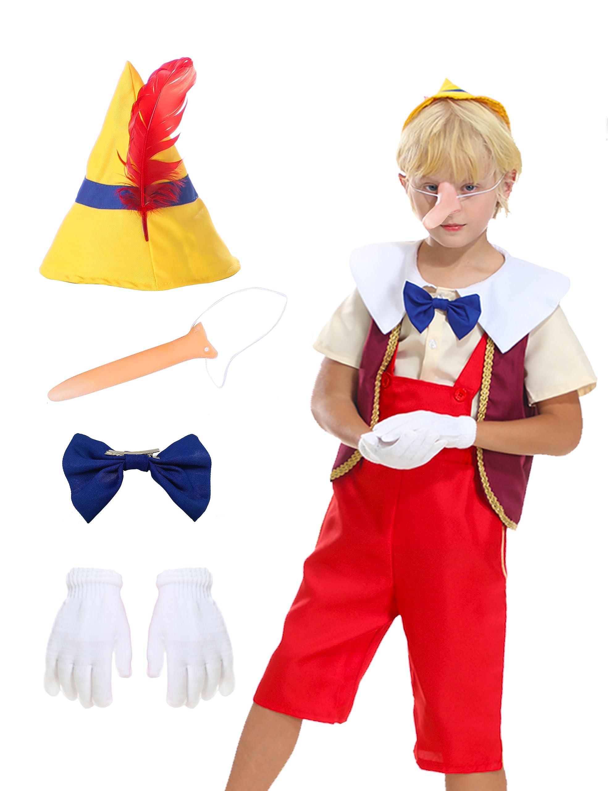 Buy YuDanae Puppet Costume for Boys, Fairytale Character Puppet Costume ...