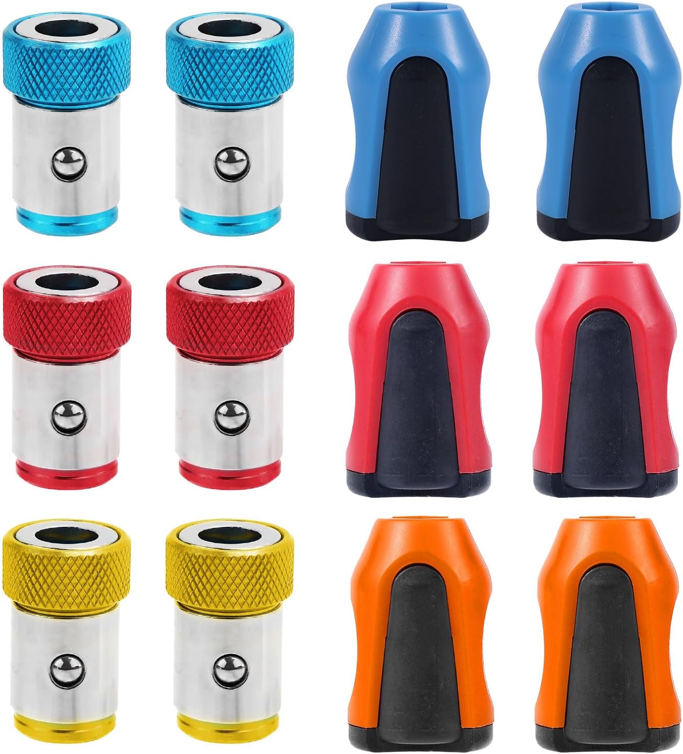 Tinoaly 6pcs Screw Ring Holder Set with 6pcs Magnetizer, Magnetic ...