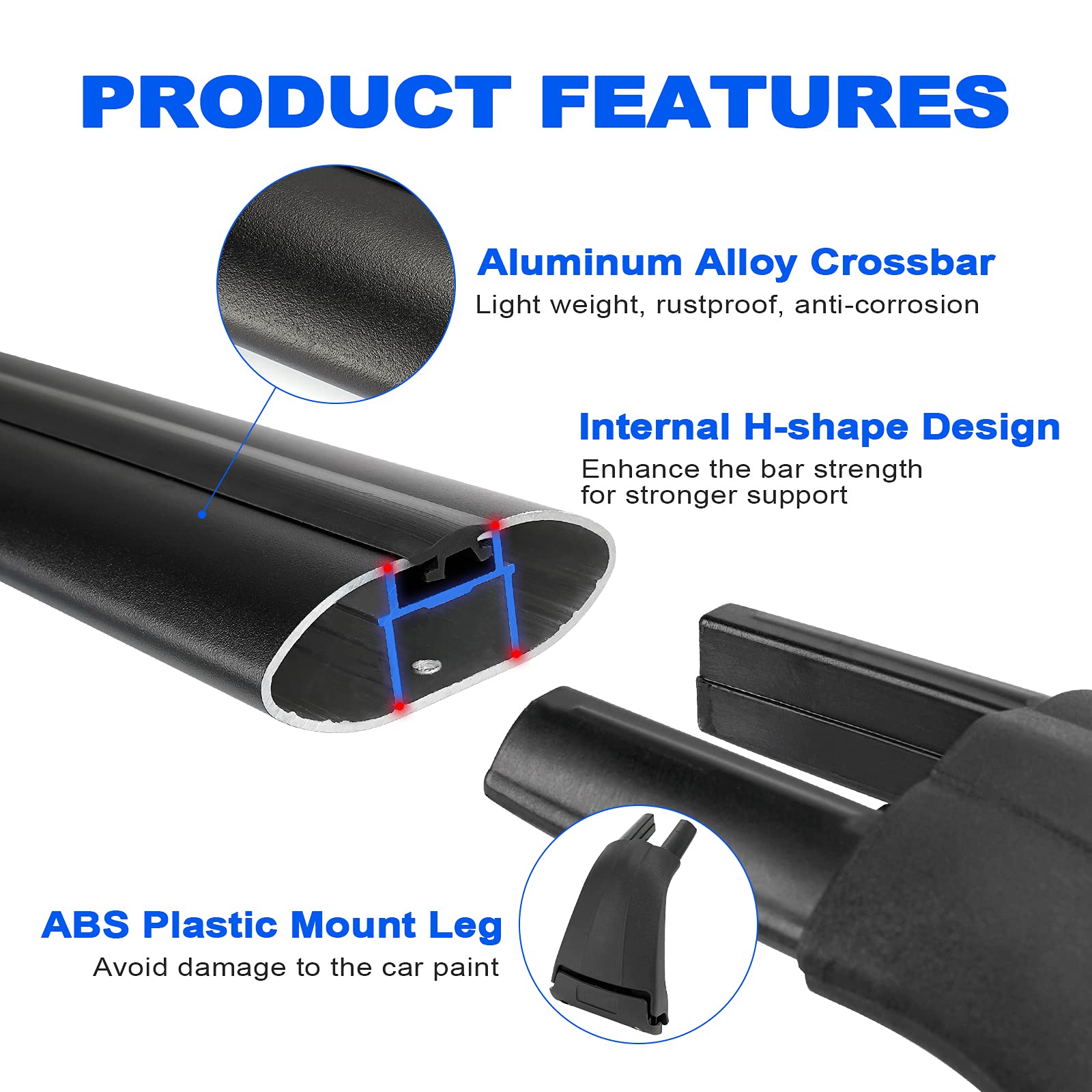 Buy SUPAREE Roof Rack Wrangler, Luggage Rack Wrangler, Roof Rack Cross ...