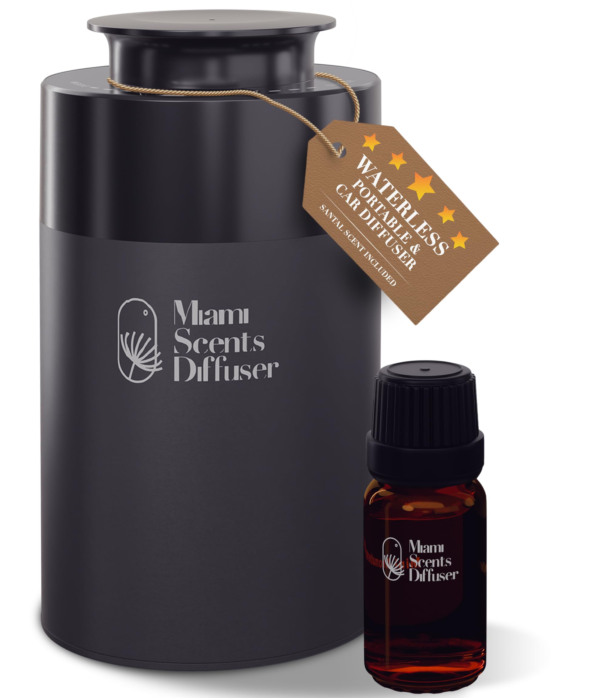 Snapklik.com : Car Diffuser For Essential Oils + Santal Scent Included ...