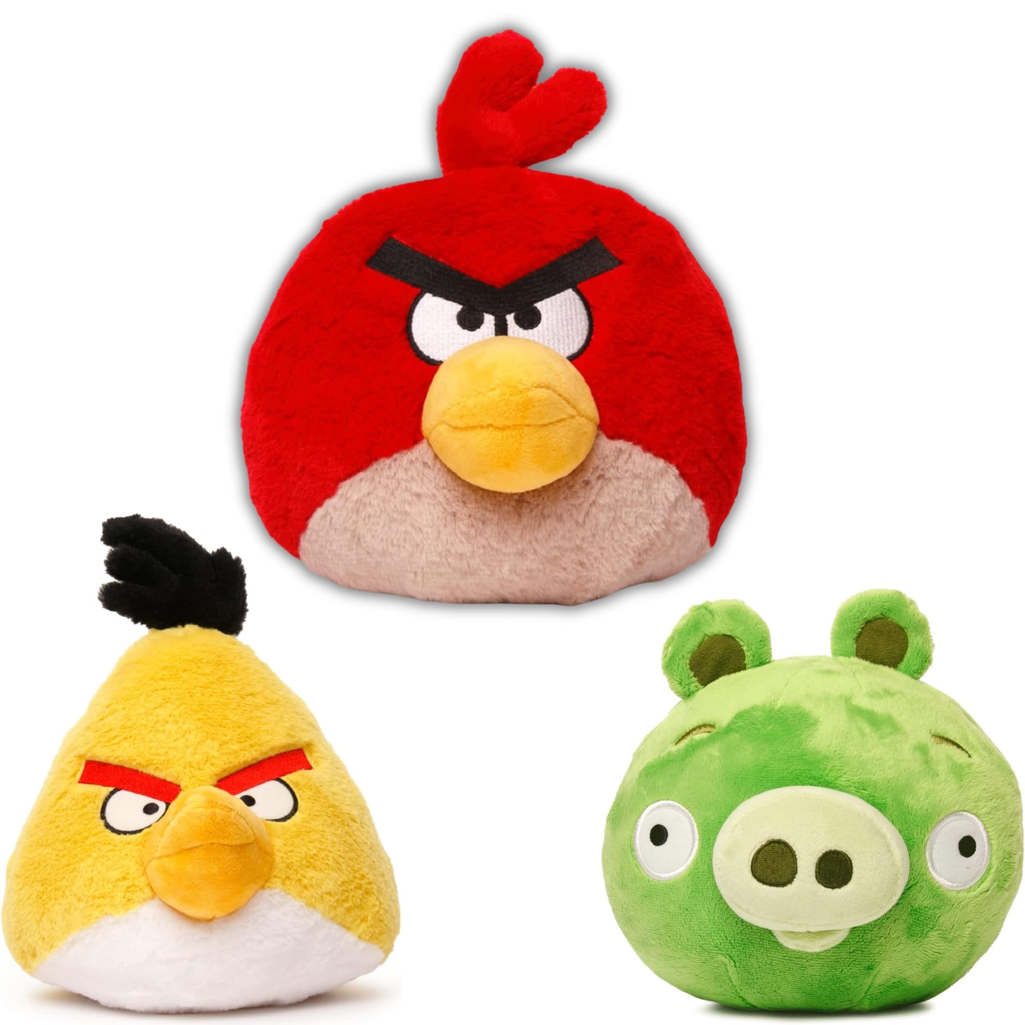 Amazon.com: Mighty Mojo Angry Birds - Red, Yellow, & Green Birds (Pack ...