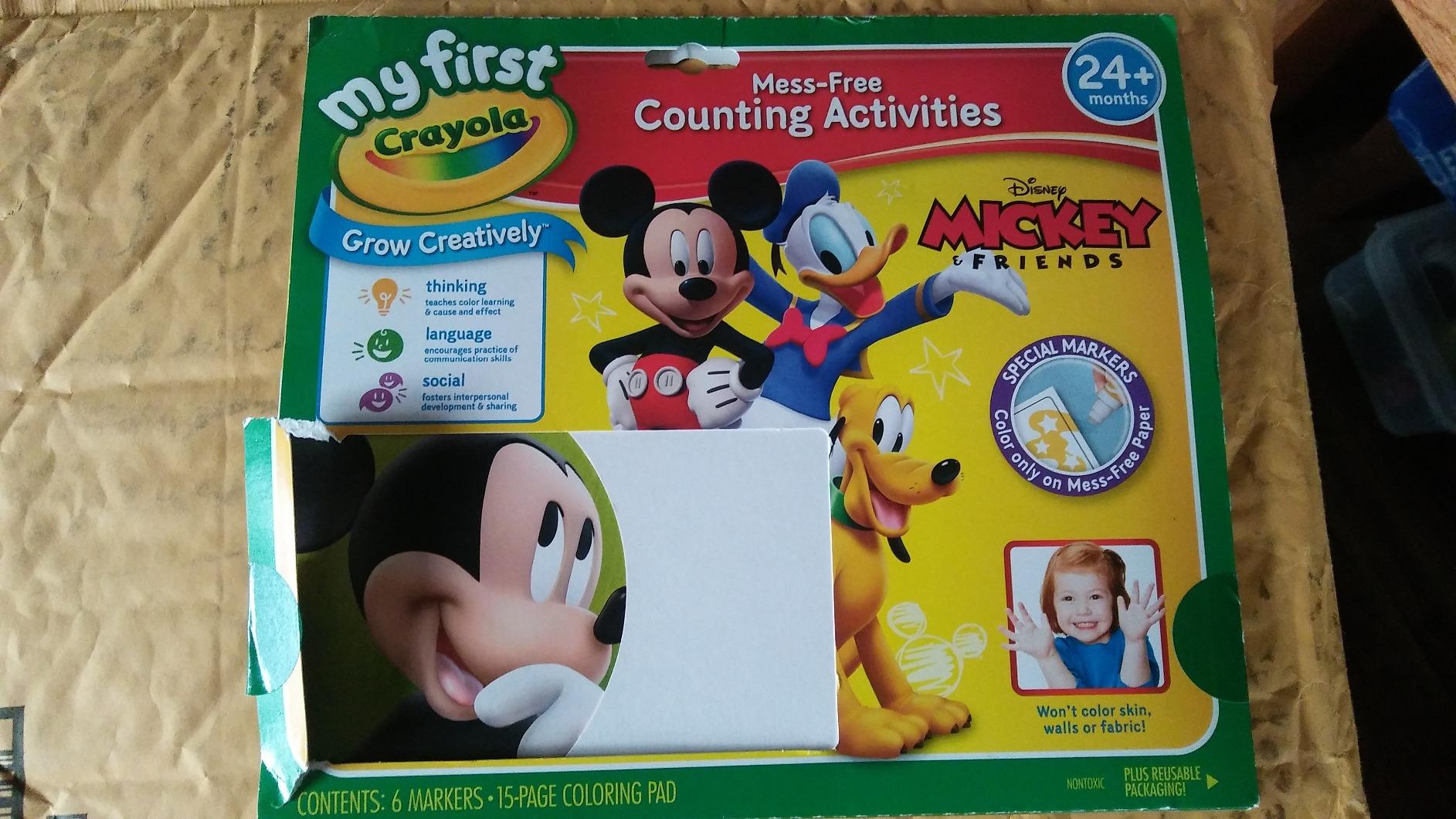 Amazon.com: Crayola My First Mickey Markers and Paper : Toys & Games