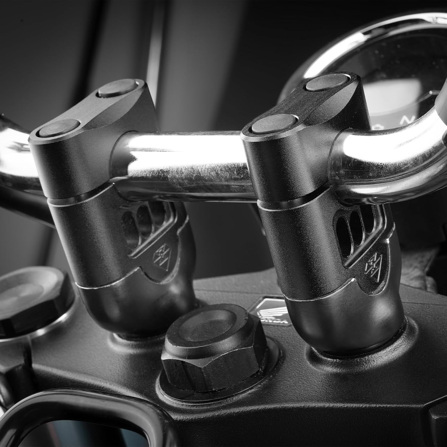 Amazon | Entrotechハンドルポスト バイク 30mmアップ ハンドルスペーサー ハンターカブ(JA55/JA65) モンキー ...