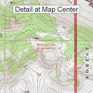 Amazon.com : USGS Topographic Quadrangle Map - Morrison Lake, Montana ...