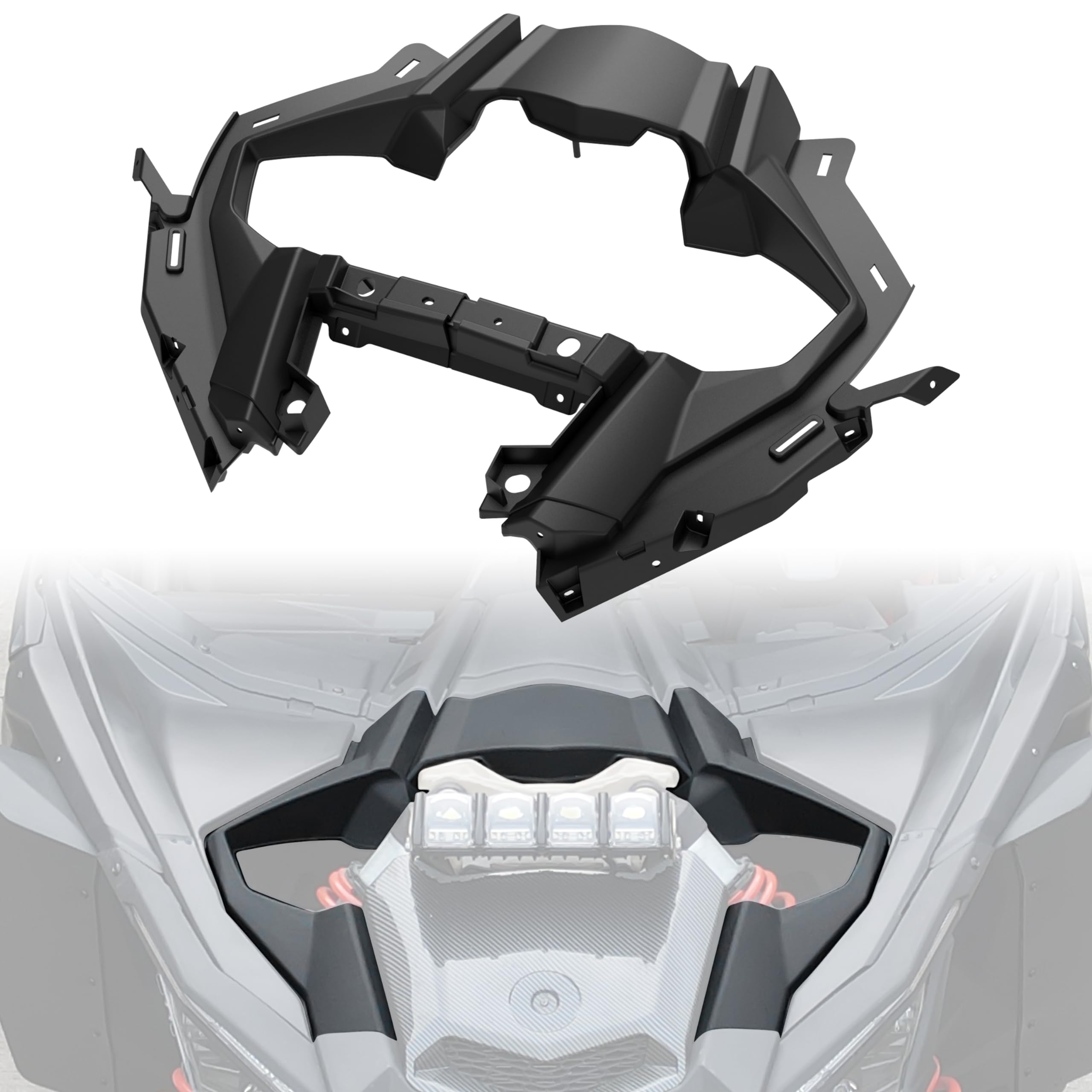 Amazon.com: SAUTVS Front Central Hood Fender for Can-Am Maverick X3 ...