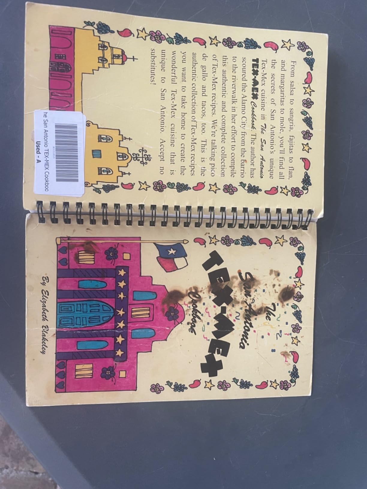 The San Antonio TEX-MEX Cookbook: Blakeley, Elizabeth: 9780964441101 ...