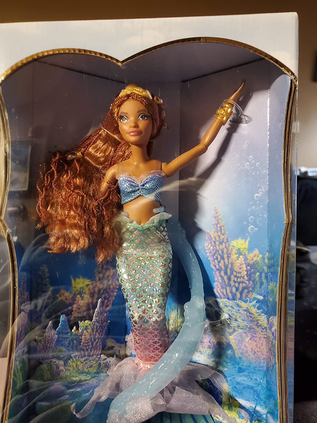 $11/mo - Finance Mattel Disney The Little Mermaid Deluxe Mermaid Ariel ...