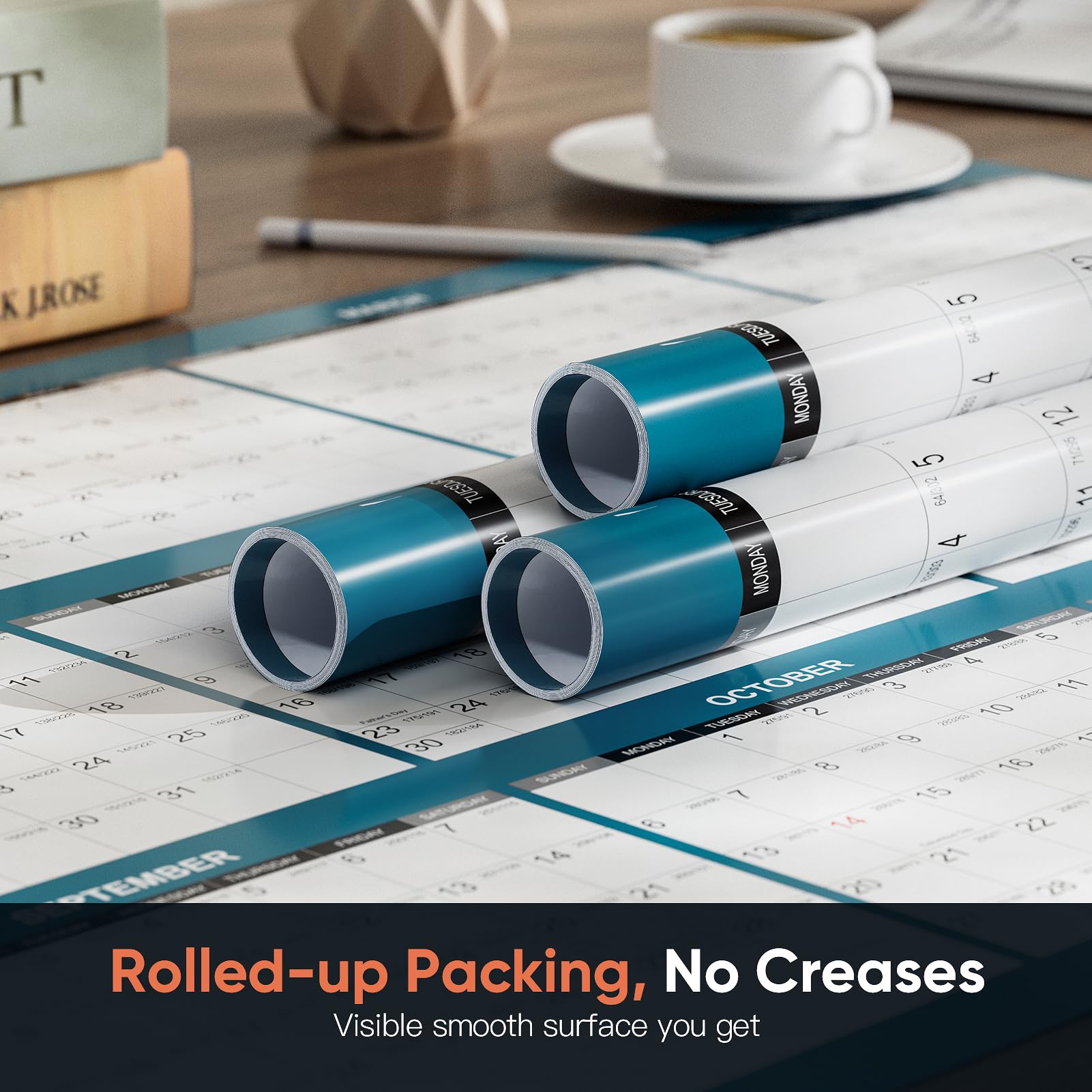 Snapklik.com : 24" X 36" 2024 Wall Calendar Erasable - Rolling Packing ...