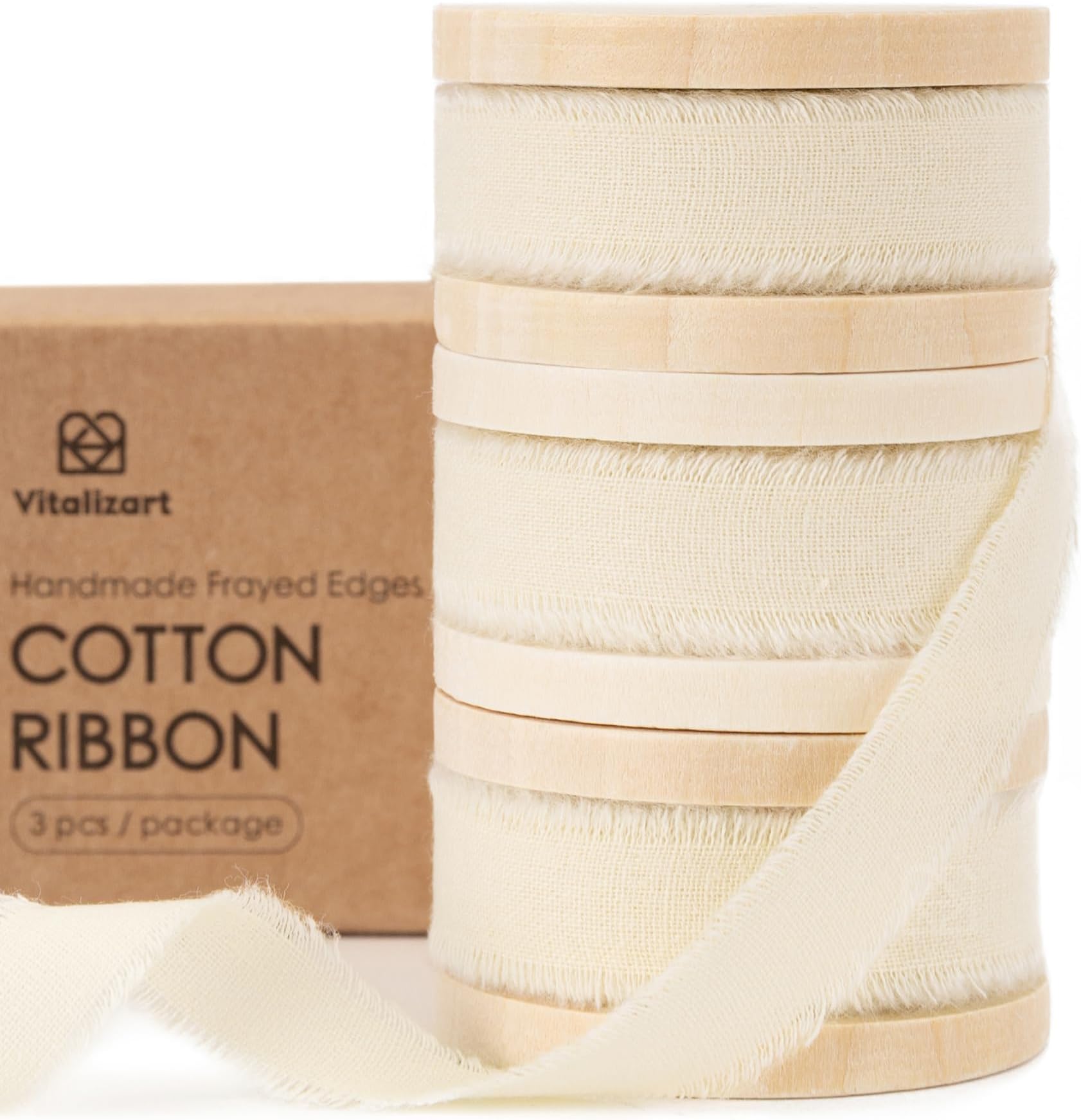 Amazon.com: Ribbon Connections Rayon Seam Binding, Natural by Ribbon ...