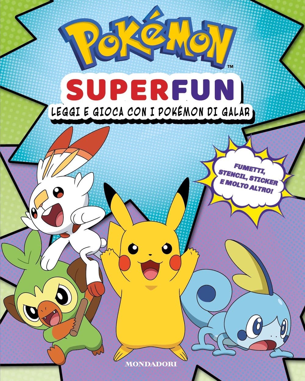 Pokémon Superfun. Leggi e gioca con i Pokémon di Galar. Con adesivi. Ediz. a colori (Licenze ...