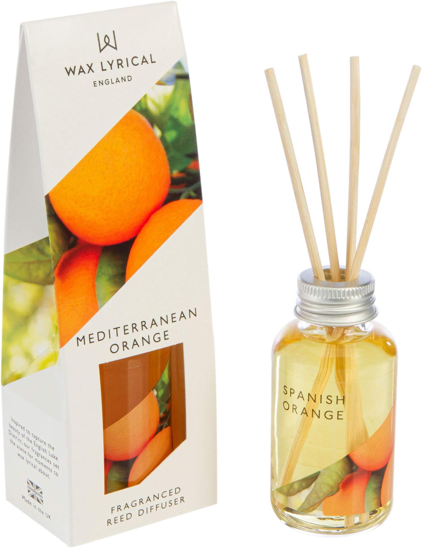 Wax Lyrical Mediterranean Orange, 40ml Reed Diffuser : Amazon.co.uk ...