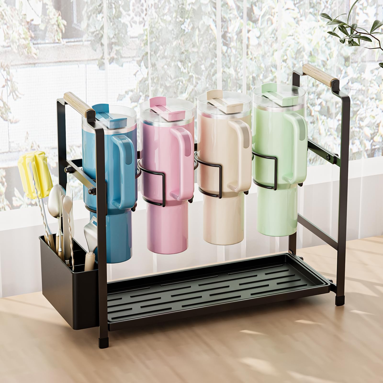 Amazon.com - BXINREDA Tumbler Organizer Compatible with Stanley 40 oz ...