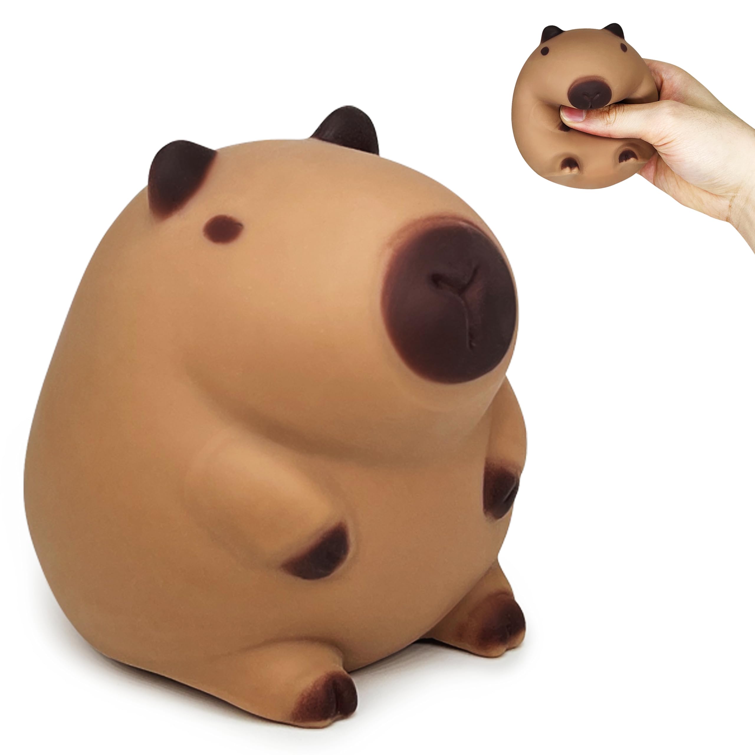 Amazon.com: Squishy Capybara Stress Balls Squeeze Toys, Super Fun Animal Stress Relief Ball for ...