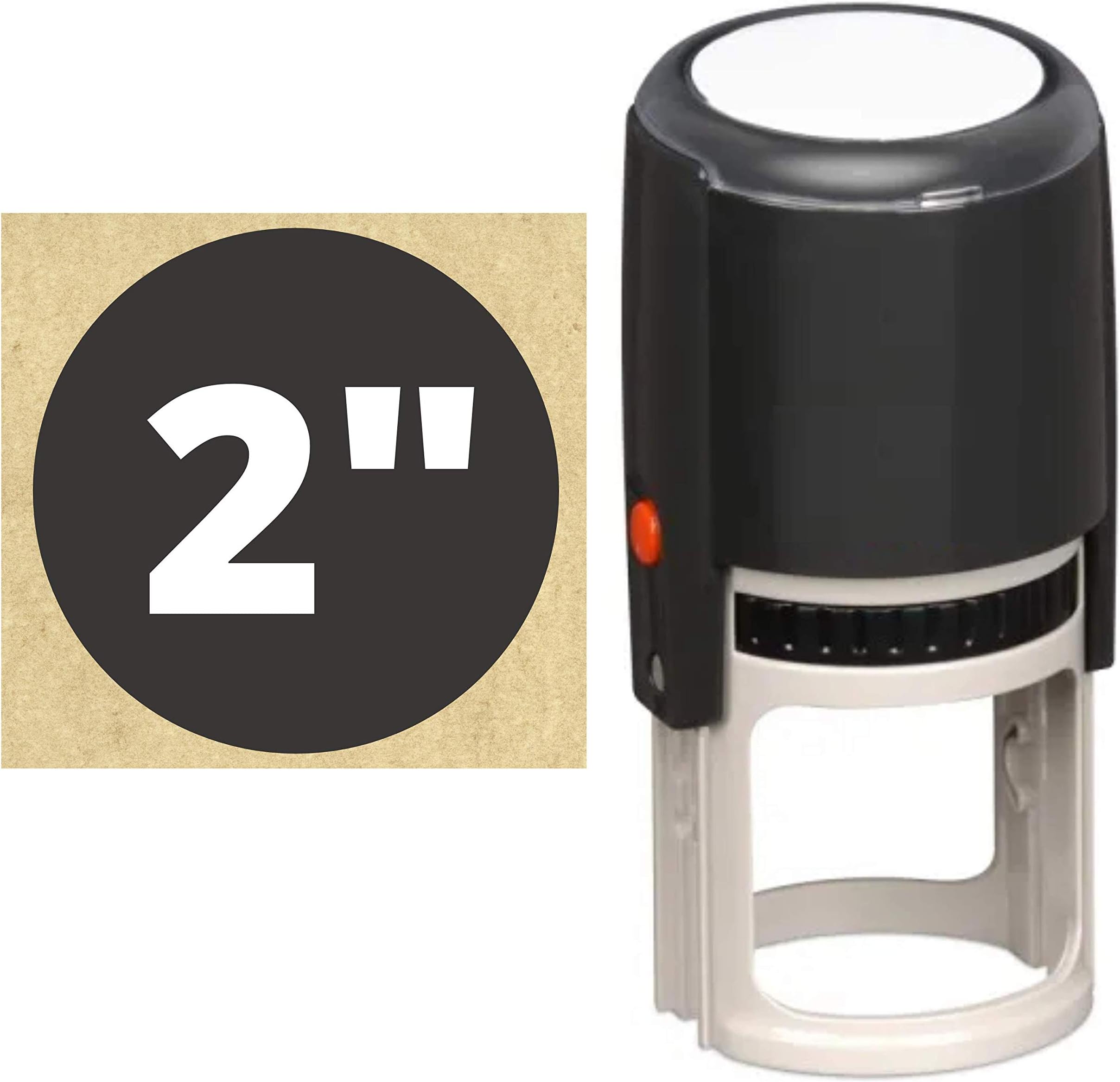 Amazon.com : 2" Logo Stamp - Custom Stamp - Personalized Business Stamp ...