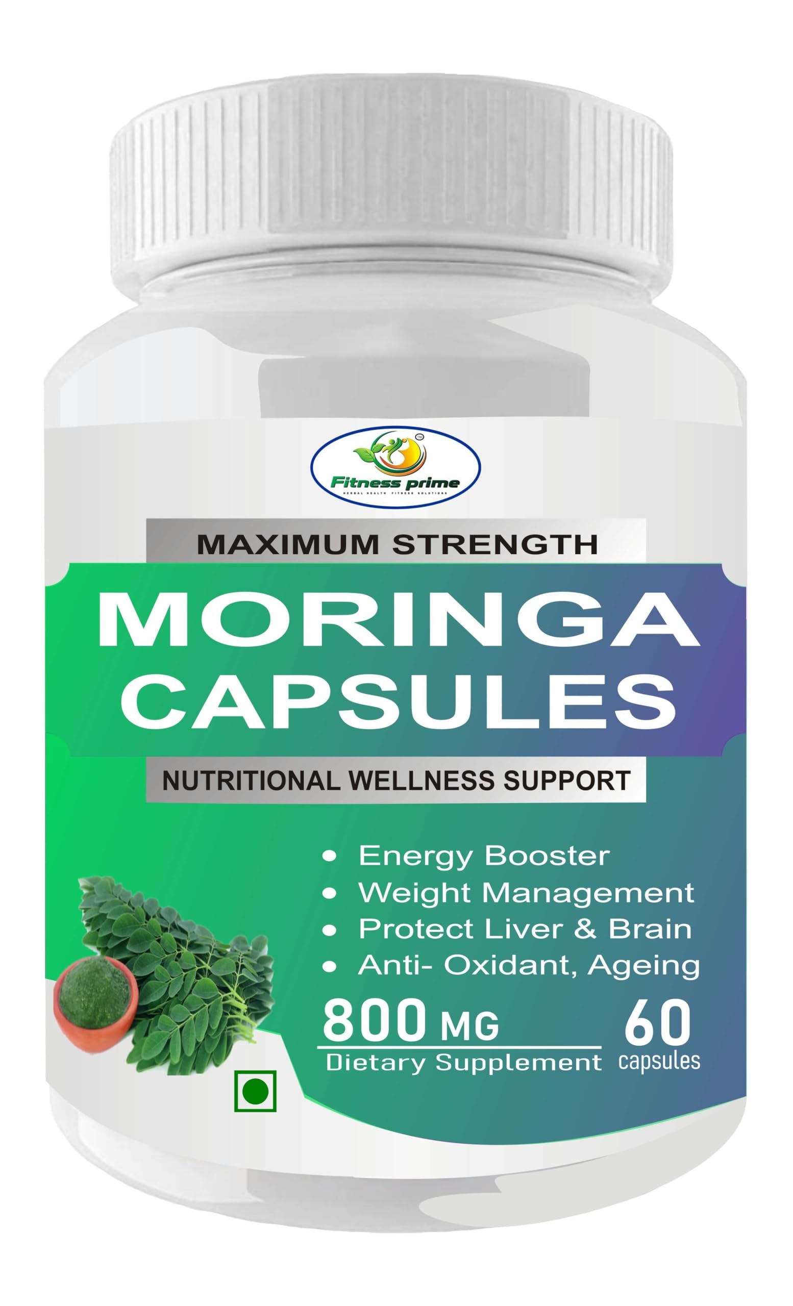 Fitness Prime Moringa Tablets, 800 mg each | Drumstick Leaf Tablets ...