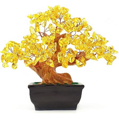 Amazon.com: Bwinka Feng Shui Money Tree Office Home Table Feng Shui ...