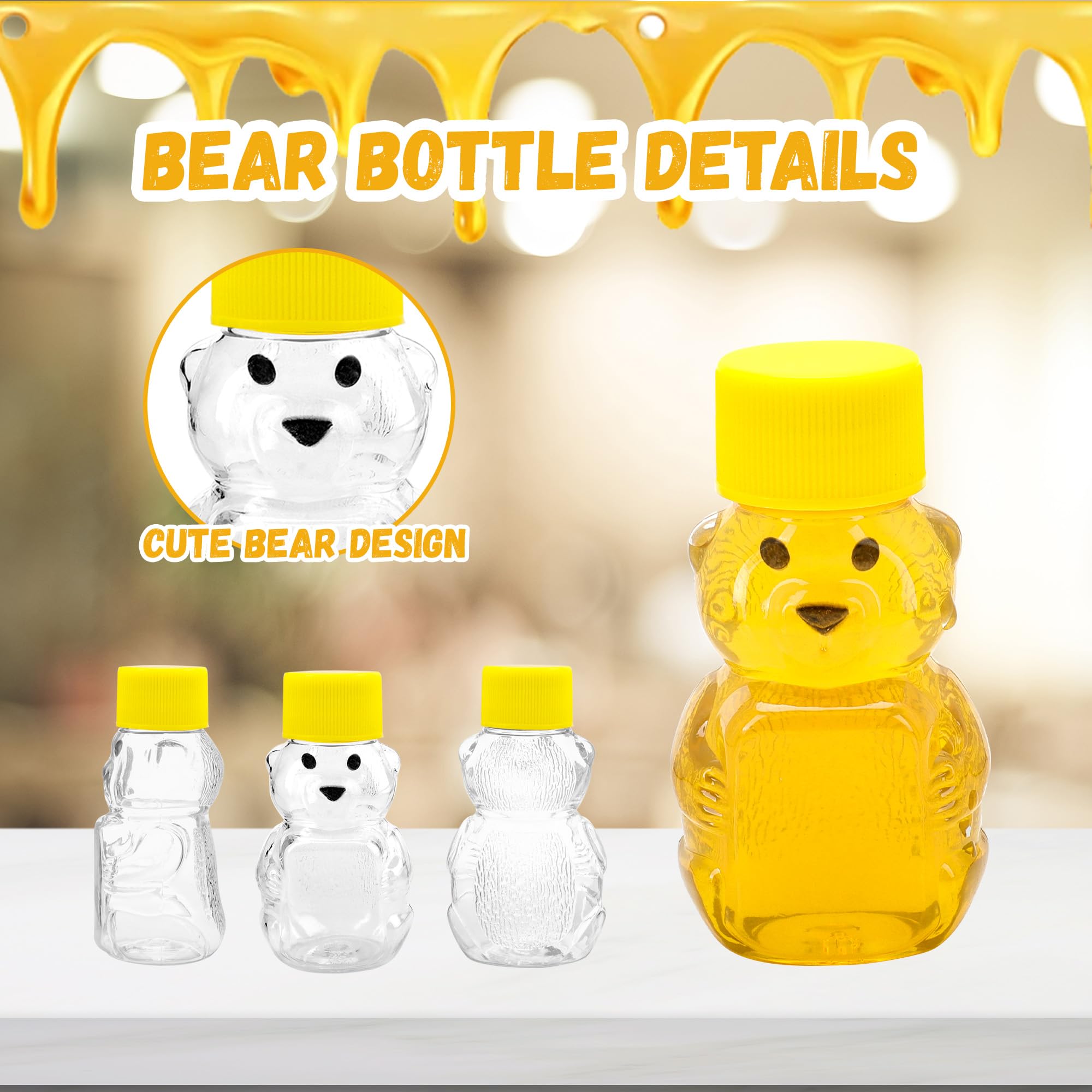 Small Honey Bear Bottles 12 Ounce Honey Bear Bottle (350 Pack)