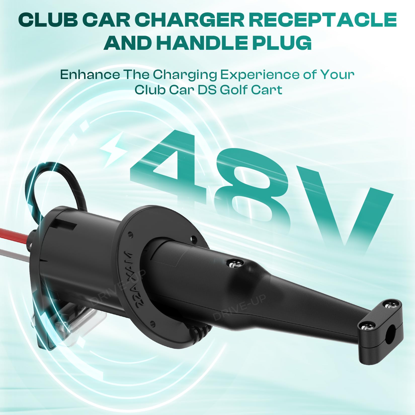 Snapklik.com : Drive-up 48v Golf Cart Charger Receptacle Charger Plug ...
