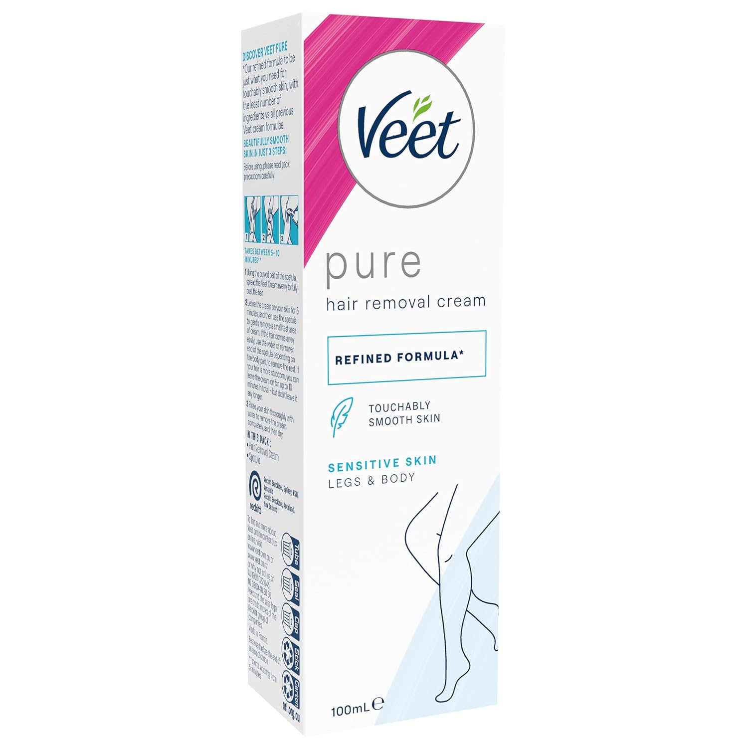 Veet Hair Removal Cream Sensitive Skin with Aloe Vera & Vitamin E ...