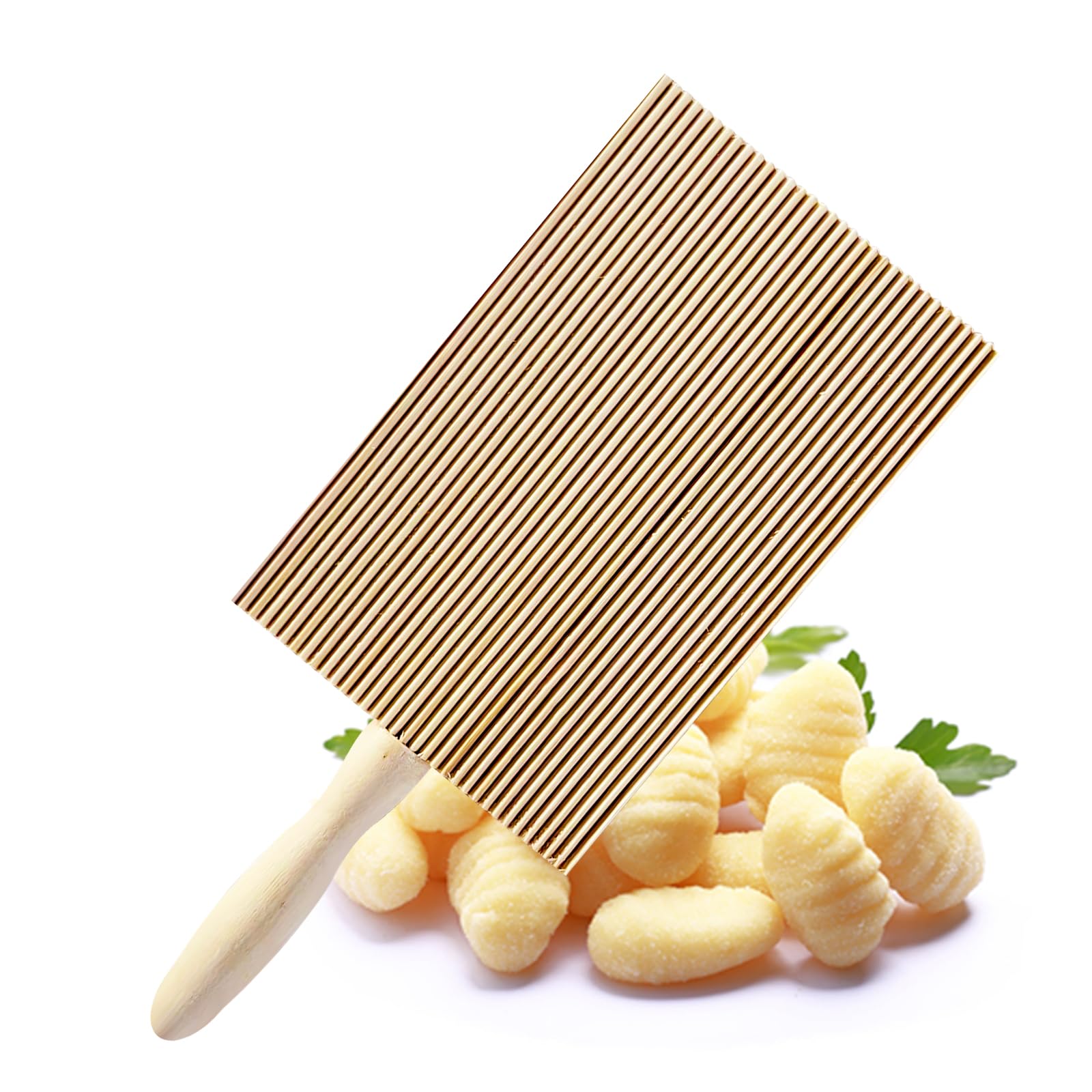 Amazon.com: DEMITUMON Gnocchi Board - Cavatelli Pasta Board,Wooden ...