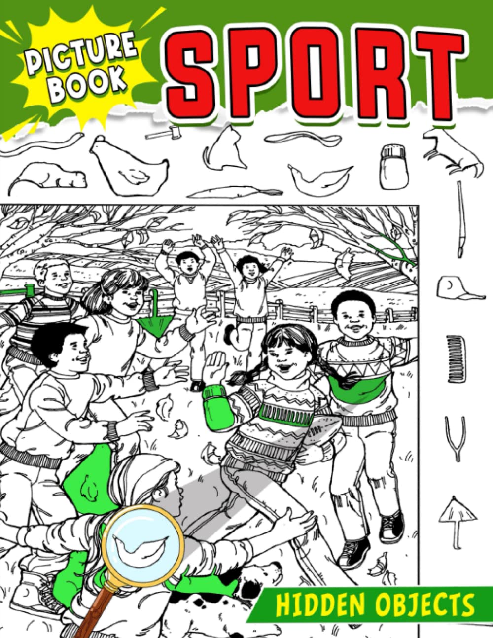 Sport Hidden Objects Picture Book: Discovering Sports Fun and ...