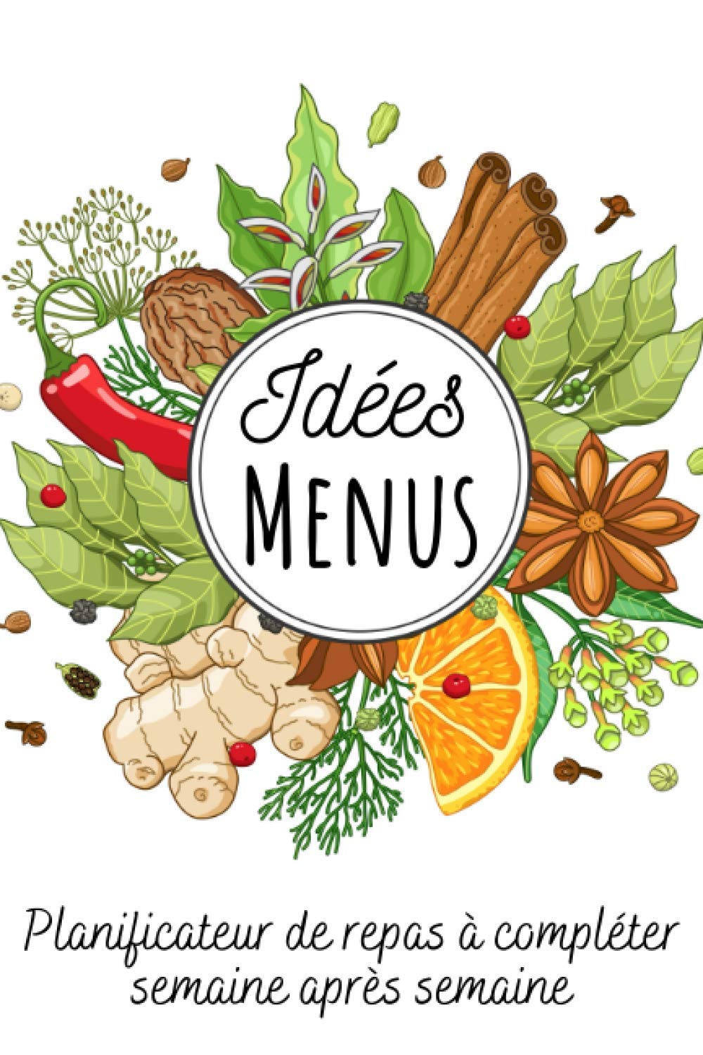 Buy Idées Menus planificateur de repas à compléter semaine après ...