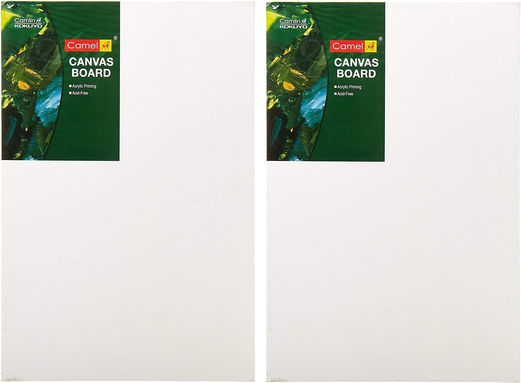 Camel Canvas Painting Board - 20cm x 20cm (8 x 8 Inches) - (Pack of 2 ...