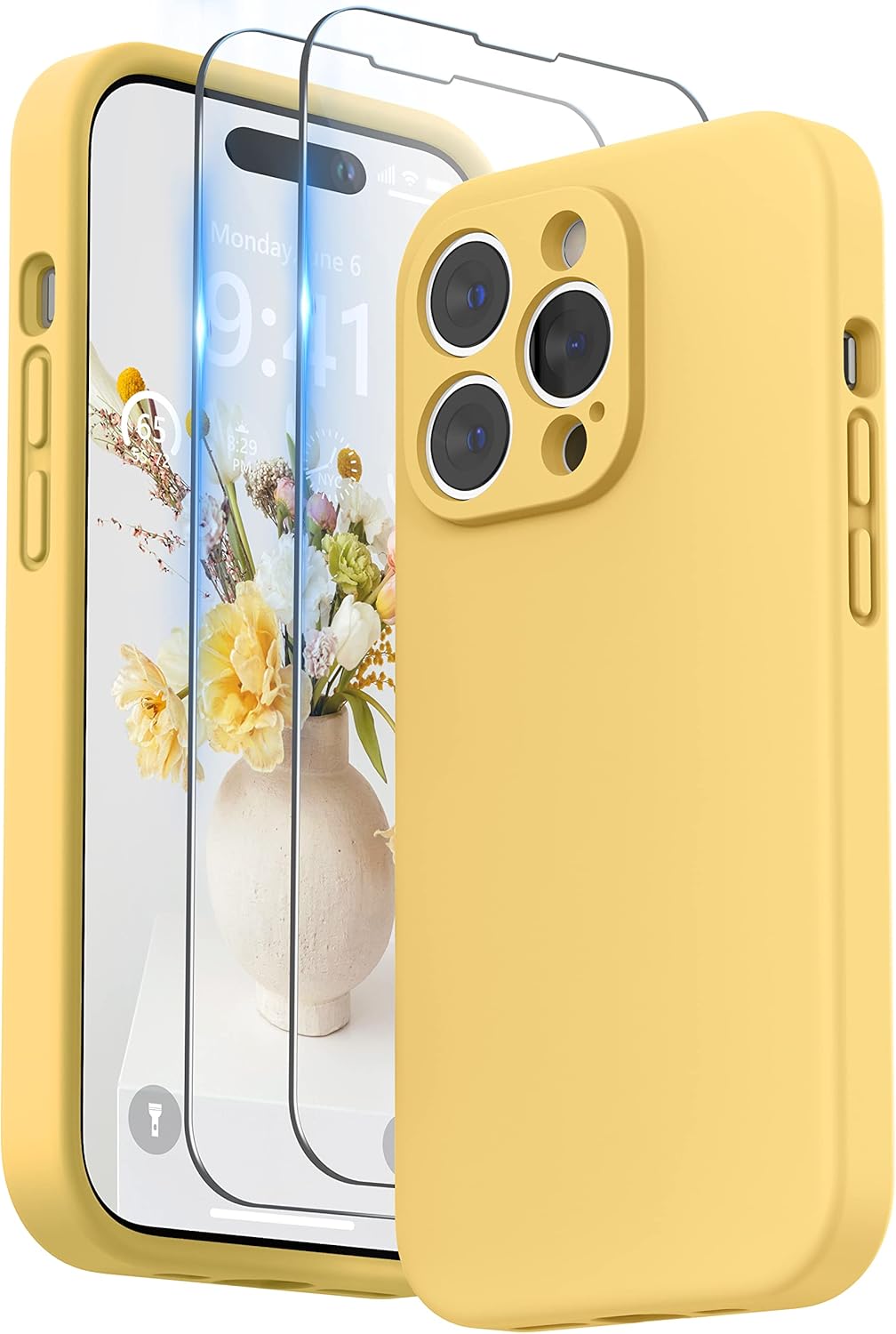 Amazon.com: SURPHY Designed for iPhone 14 Pro Max Case with Screen ...